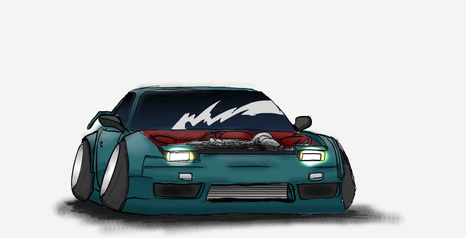 ArtStation - Nissan 180SX