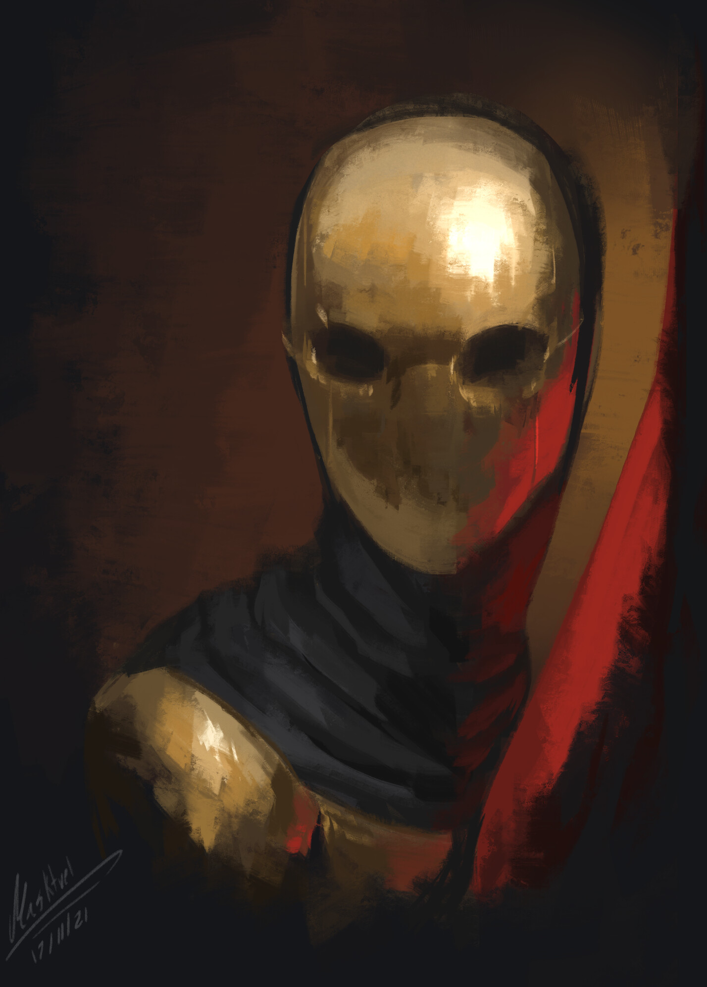 ArtStation - Gold Mask