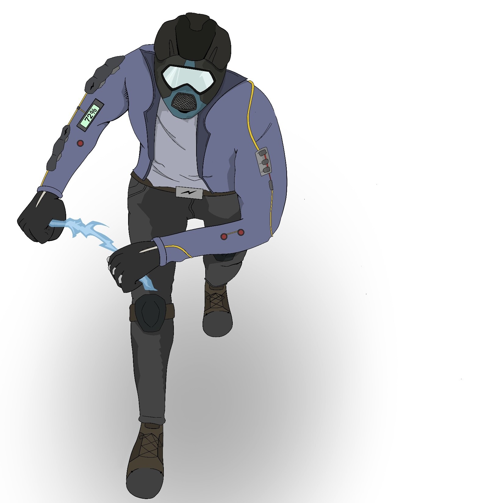 ArtStation - Electricity character