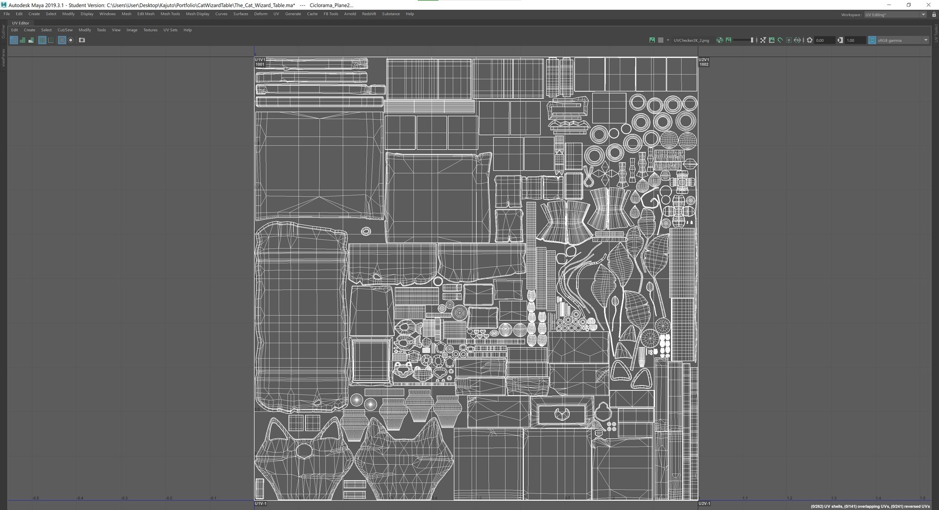 Kahoo Yu Mok - Cat Wizard Table