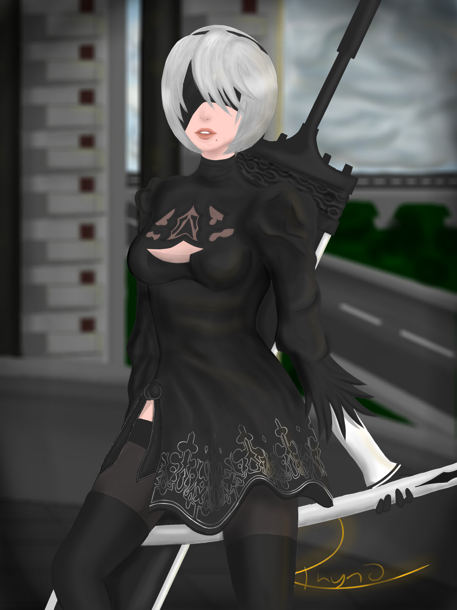 ArtStation - YoRHa 2B | Nier: Automata