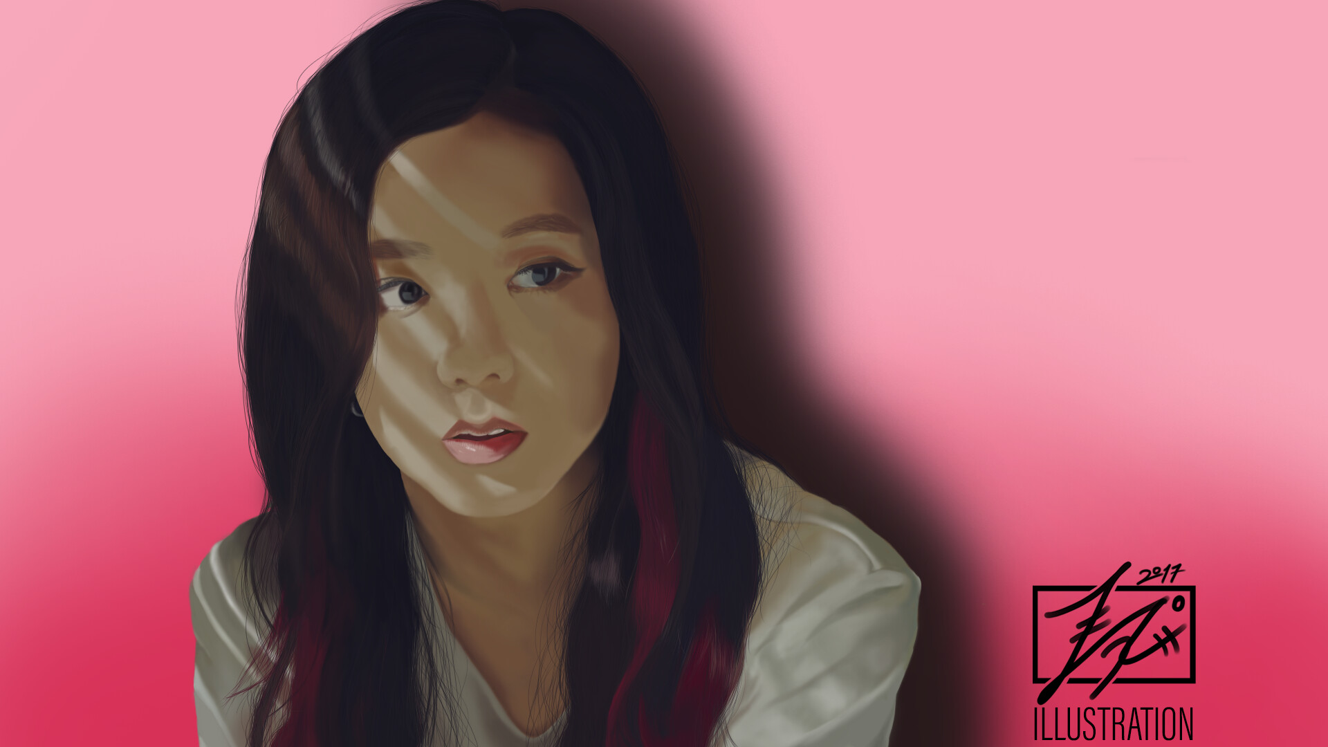 ArtStation - Kim Jisoo Blackpink fan art