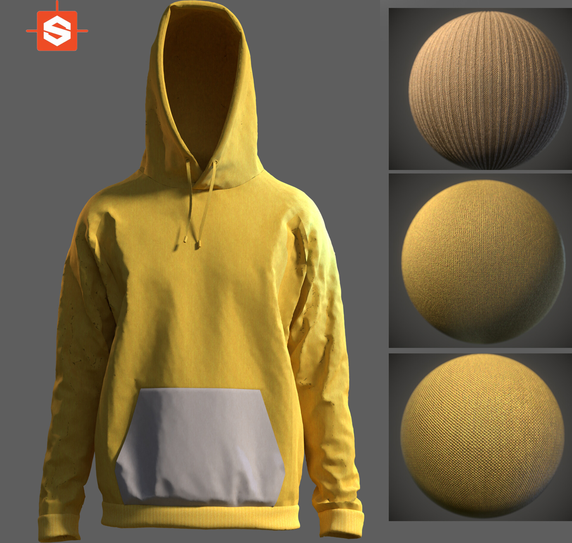 ArtStation - Procedural cloth texture