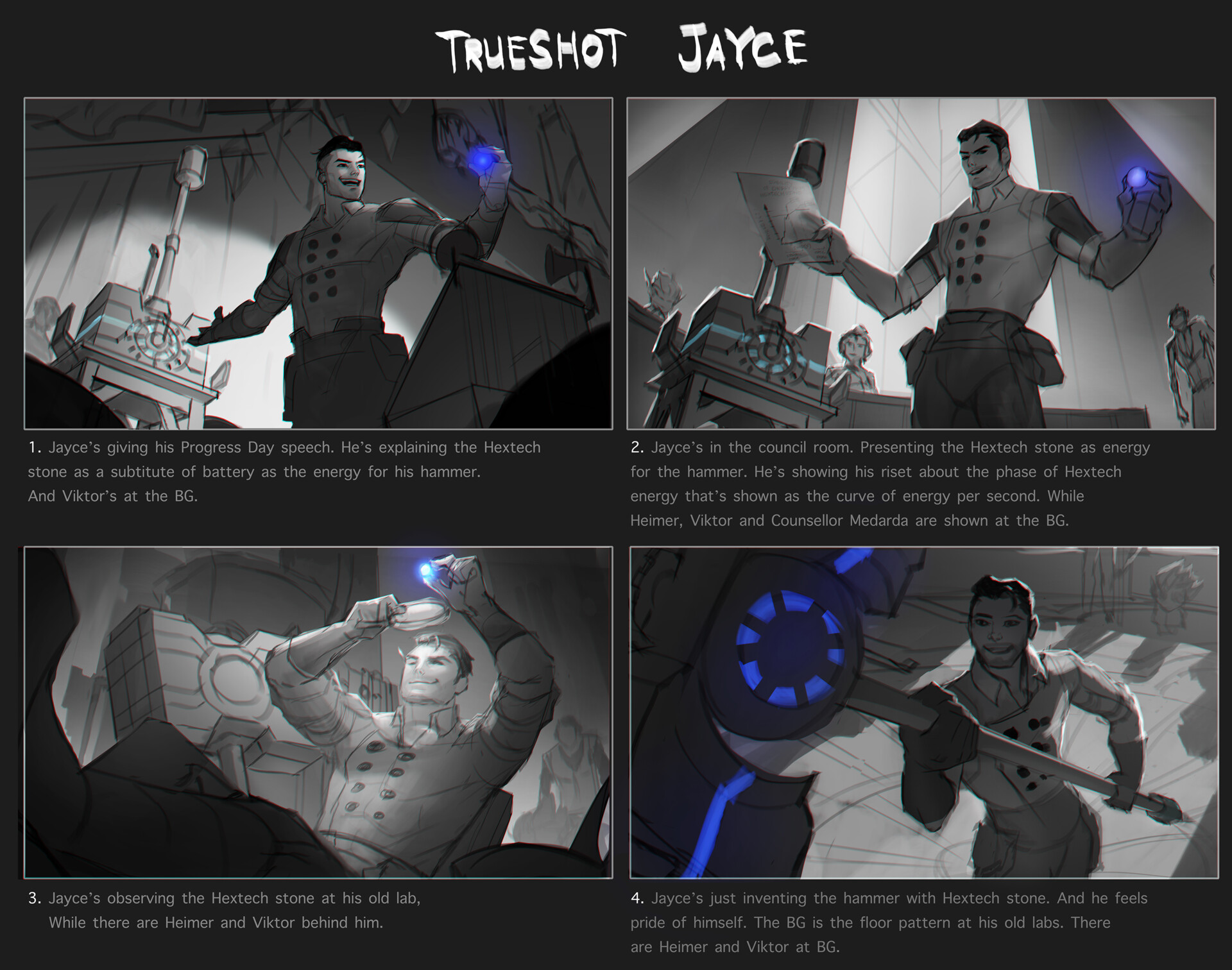 Ina Wong - Arcane Jayce - League of Legends Splash Art