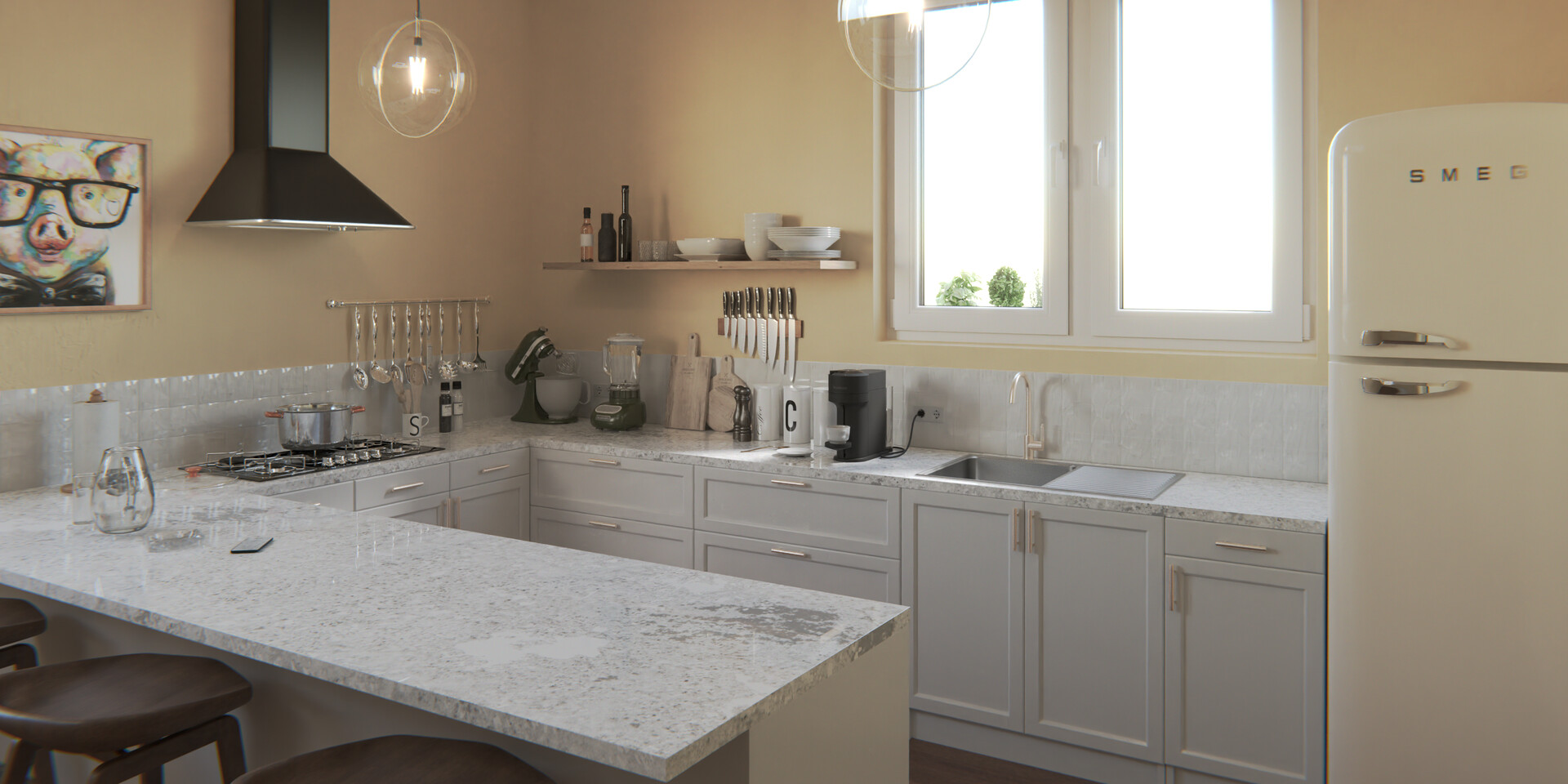 ArtStation - Peninsula Style Kitchen