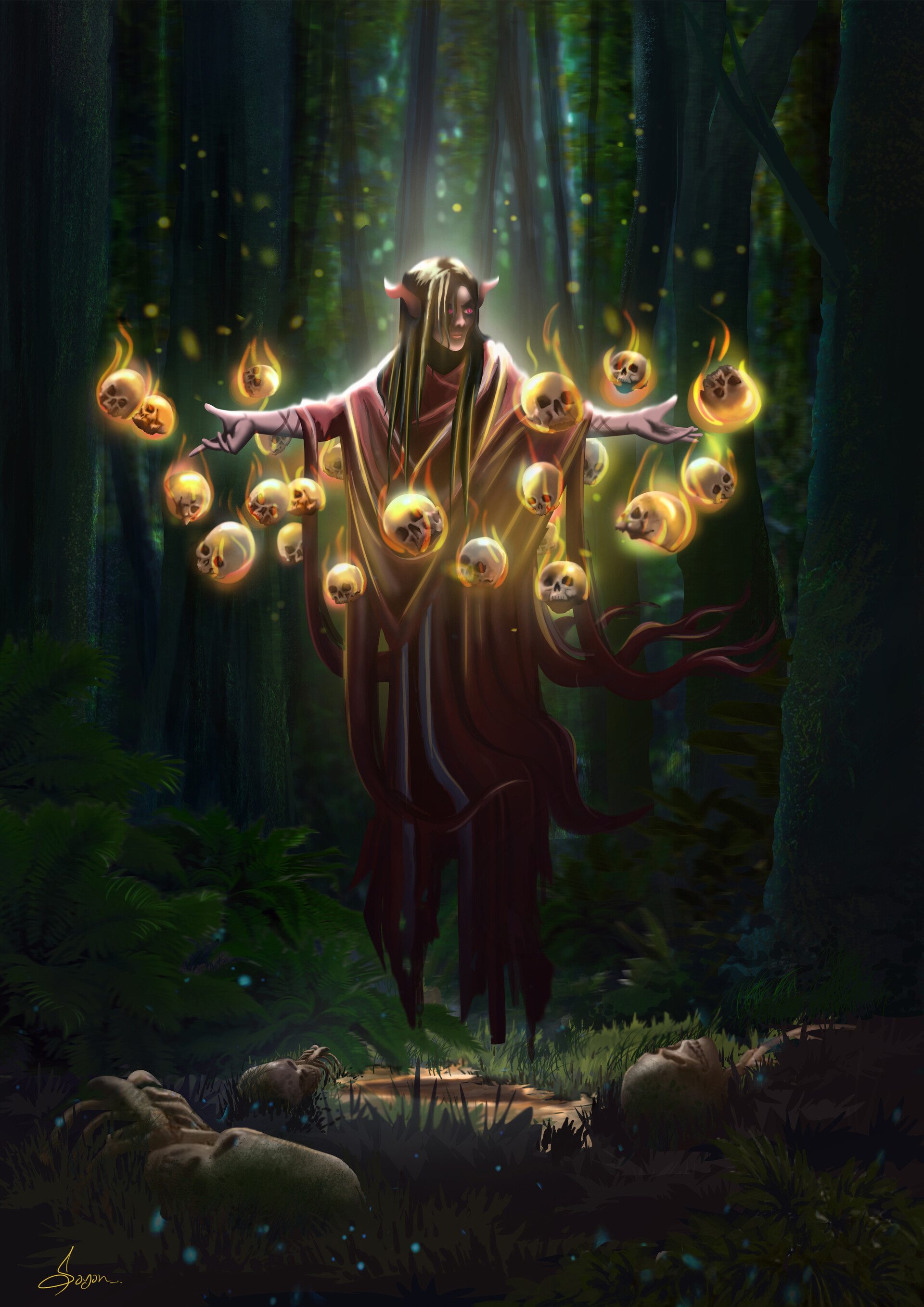 ArtStation - necromancer