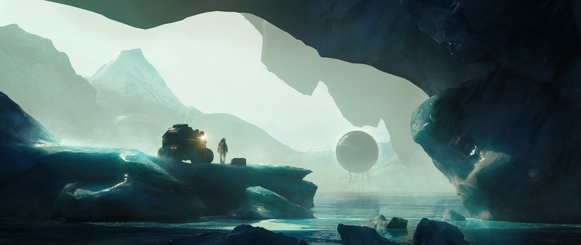 ArtStation - Glacial orbit