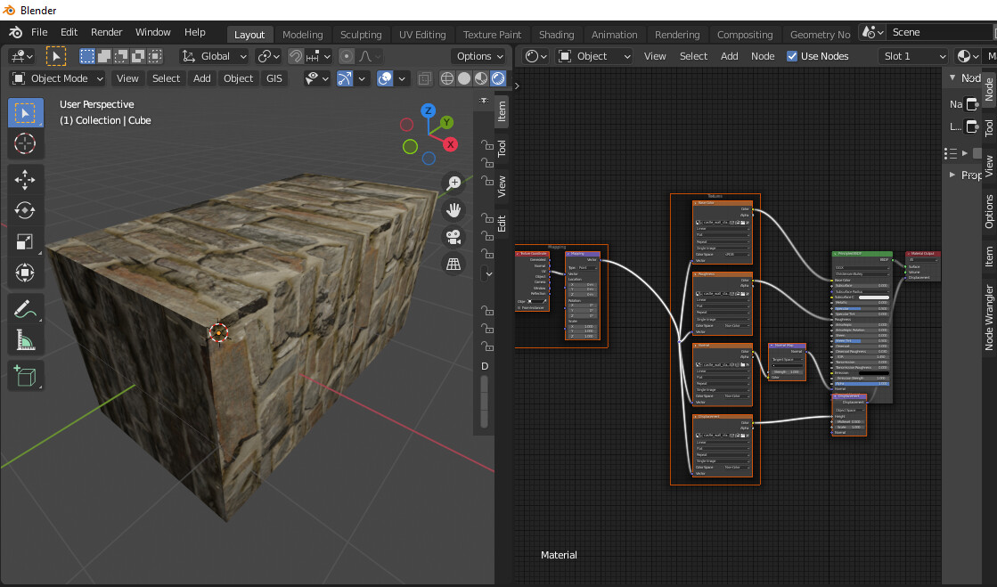 ArtStation - Surface Texturing (Castle Wall)