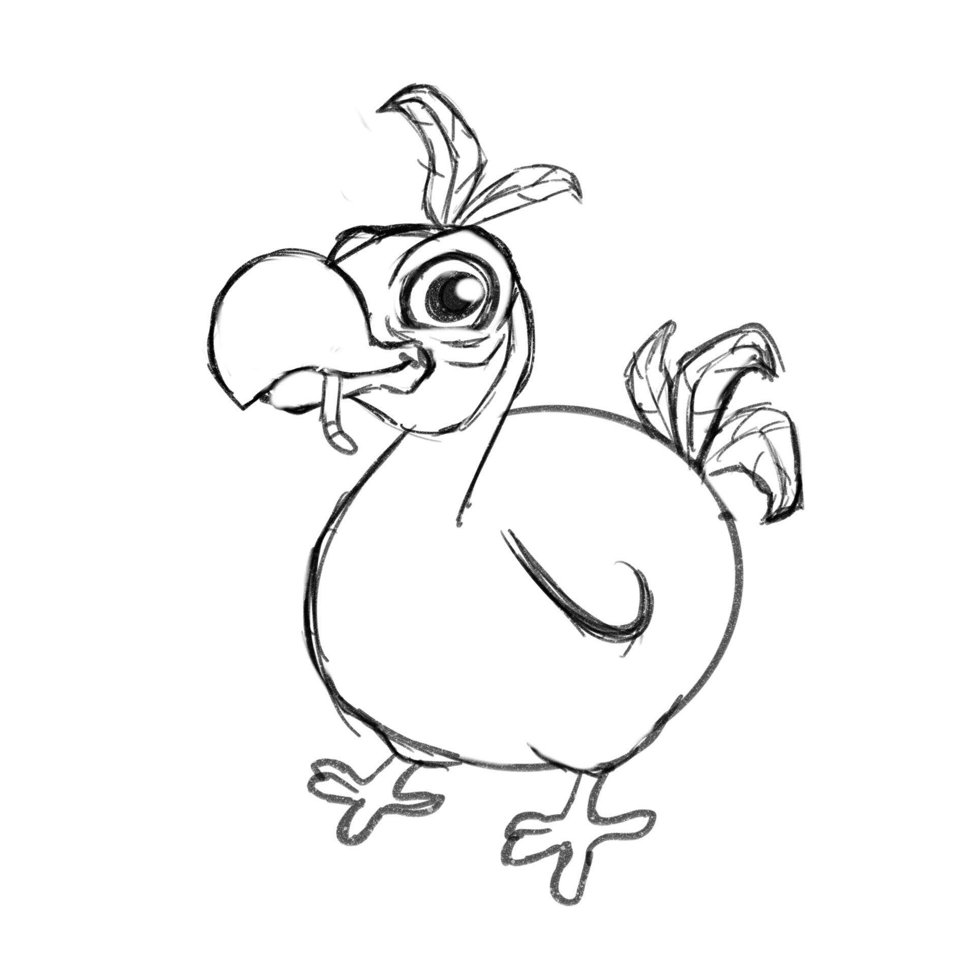 dodo bird coloring sheet
