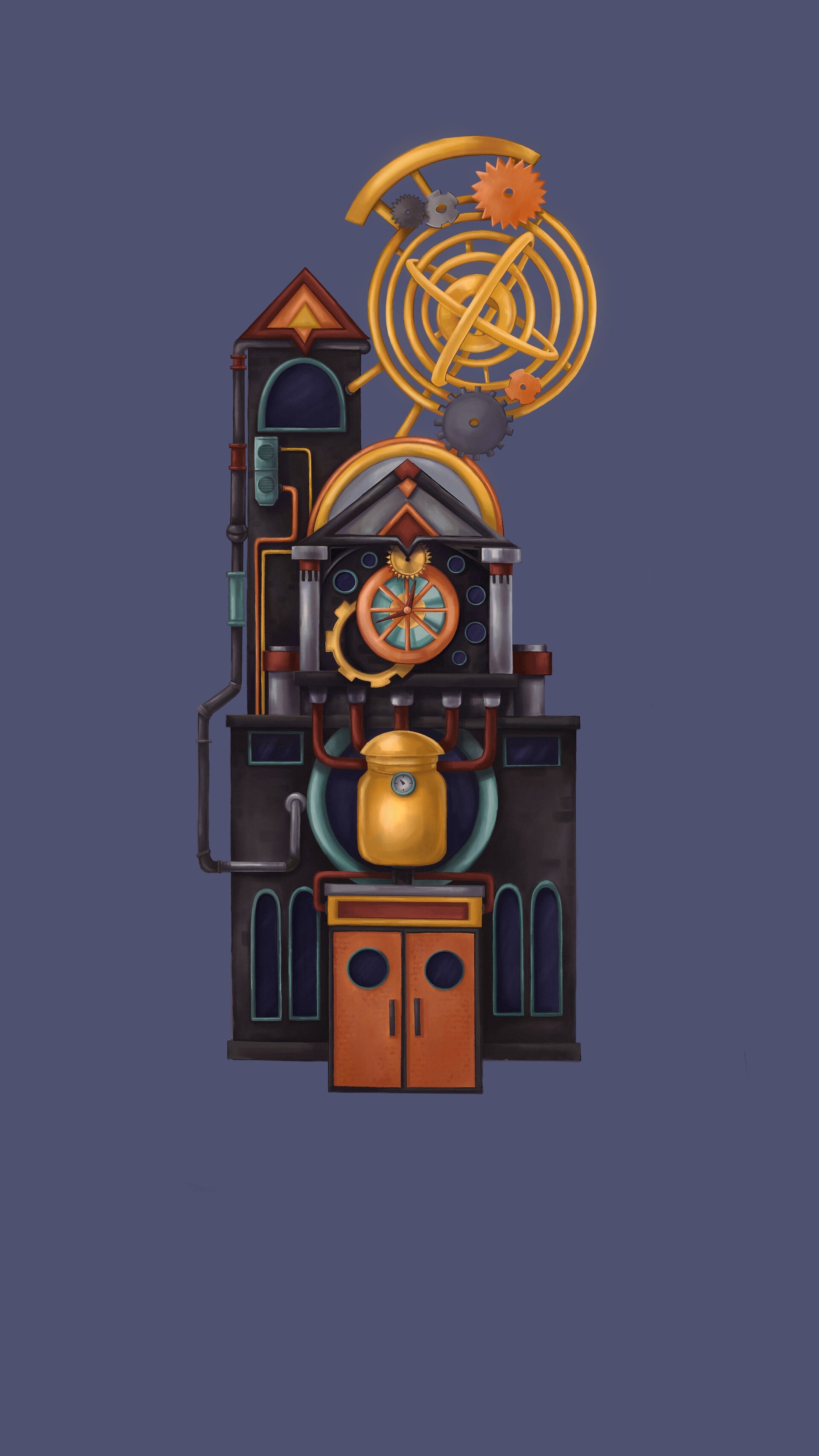 ArtStation - Steampunk observatory