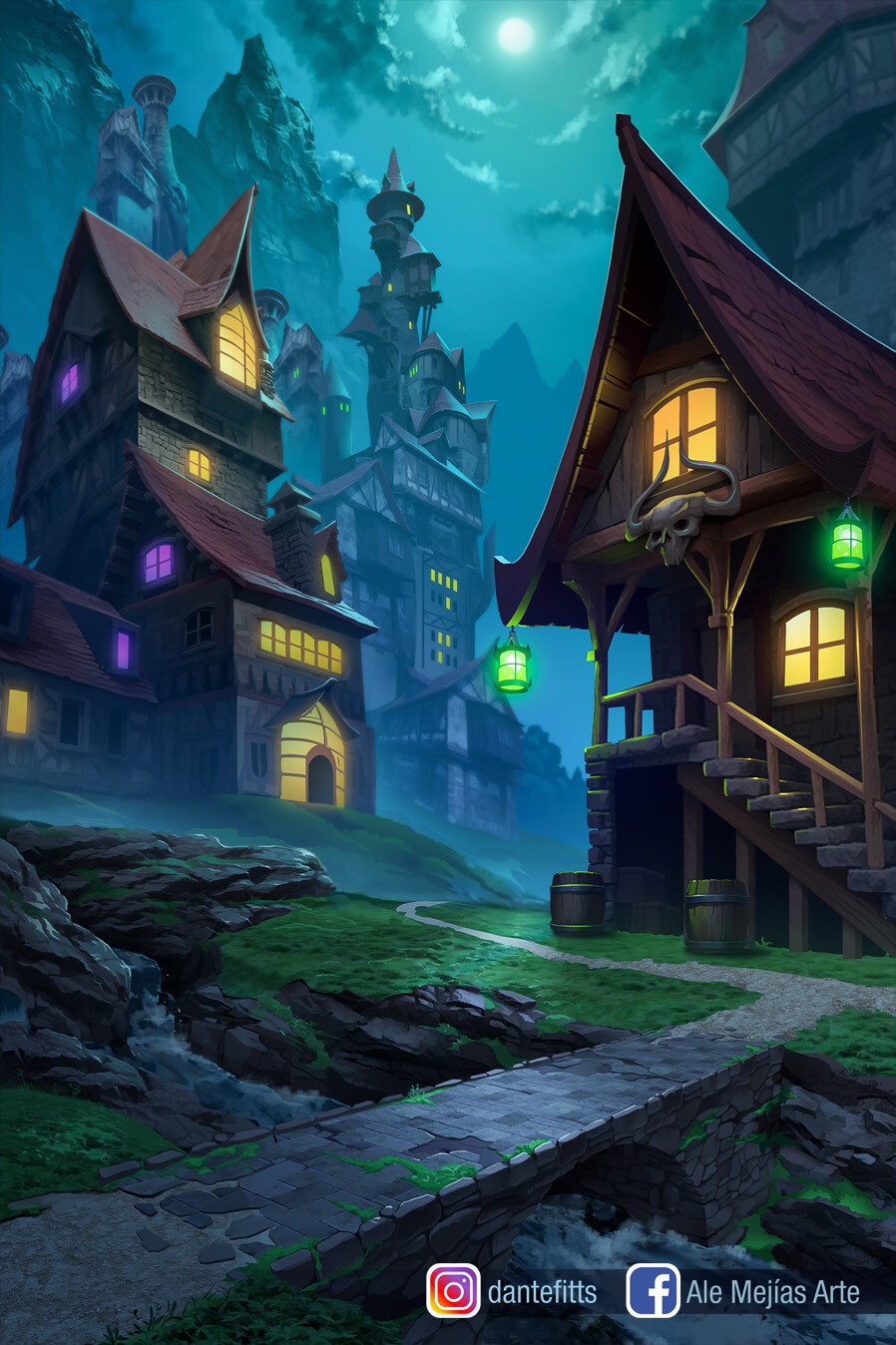 ArtStation - Mysterious Village