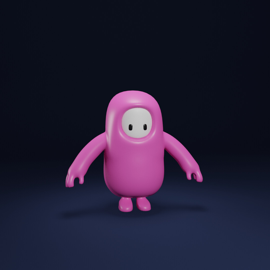 ArtStation - Fall Guys Character 3D model