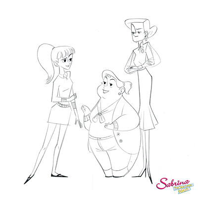 sabrina the teenage witch coloring pages