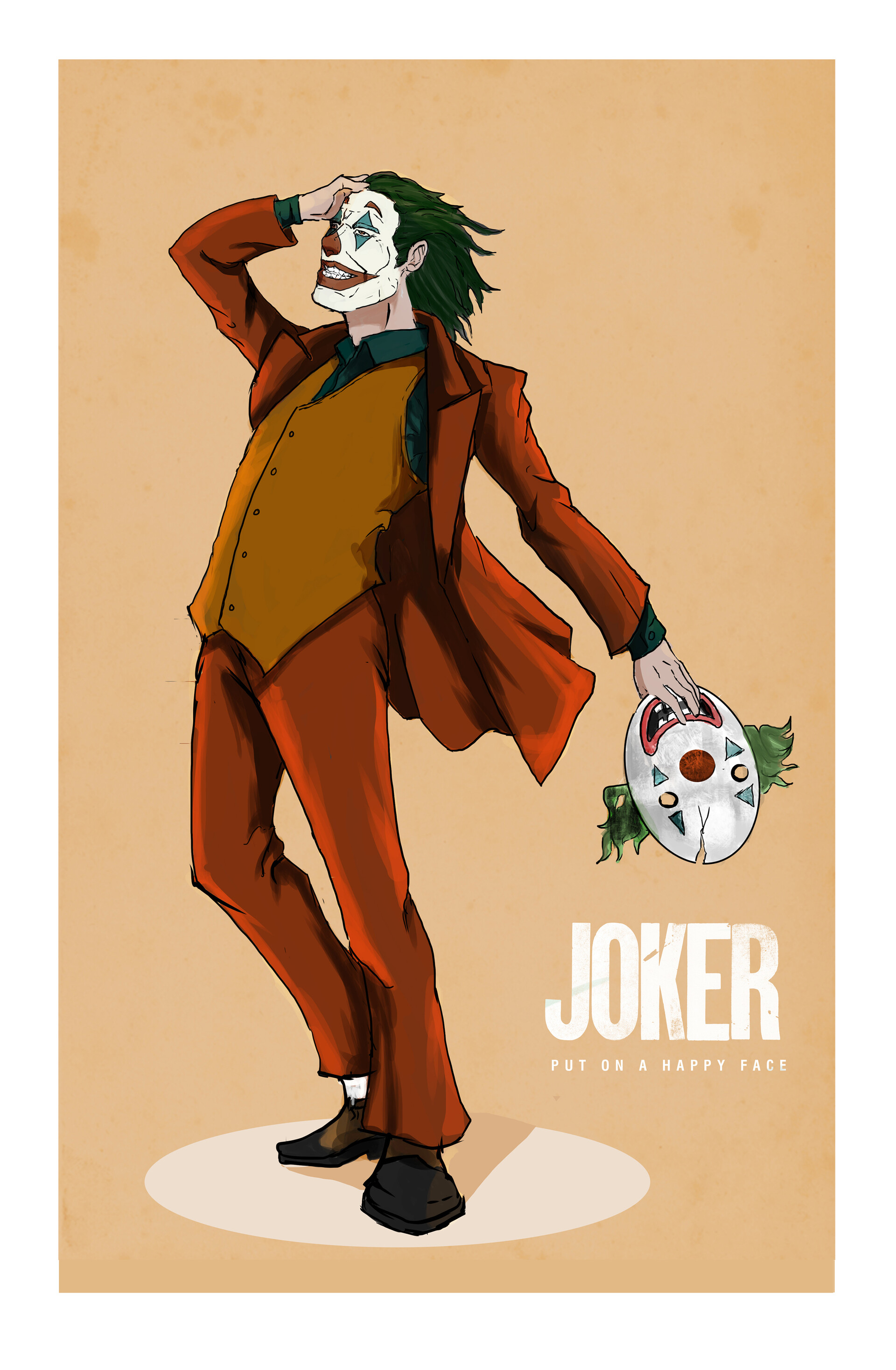 ArtStation - Joker 2019 WB Promo piece