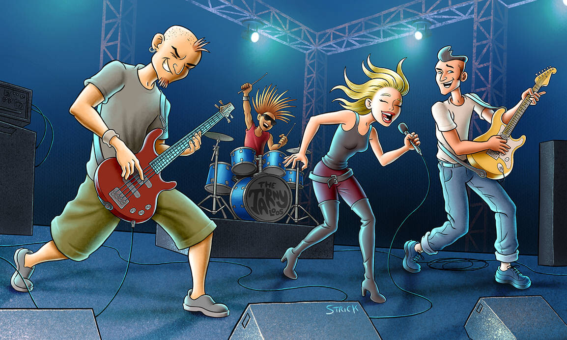 ArtStation - Rock 'n' Roll Show