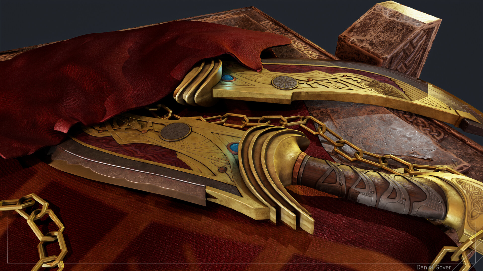 Daniel Gover - Game Asset: Blades of Valhalla