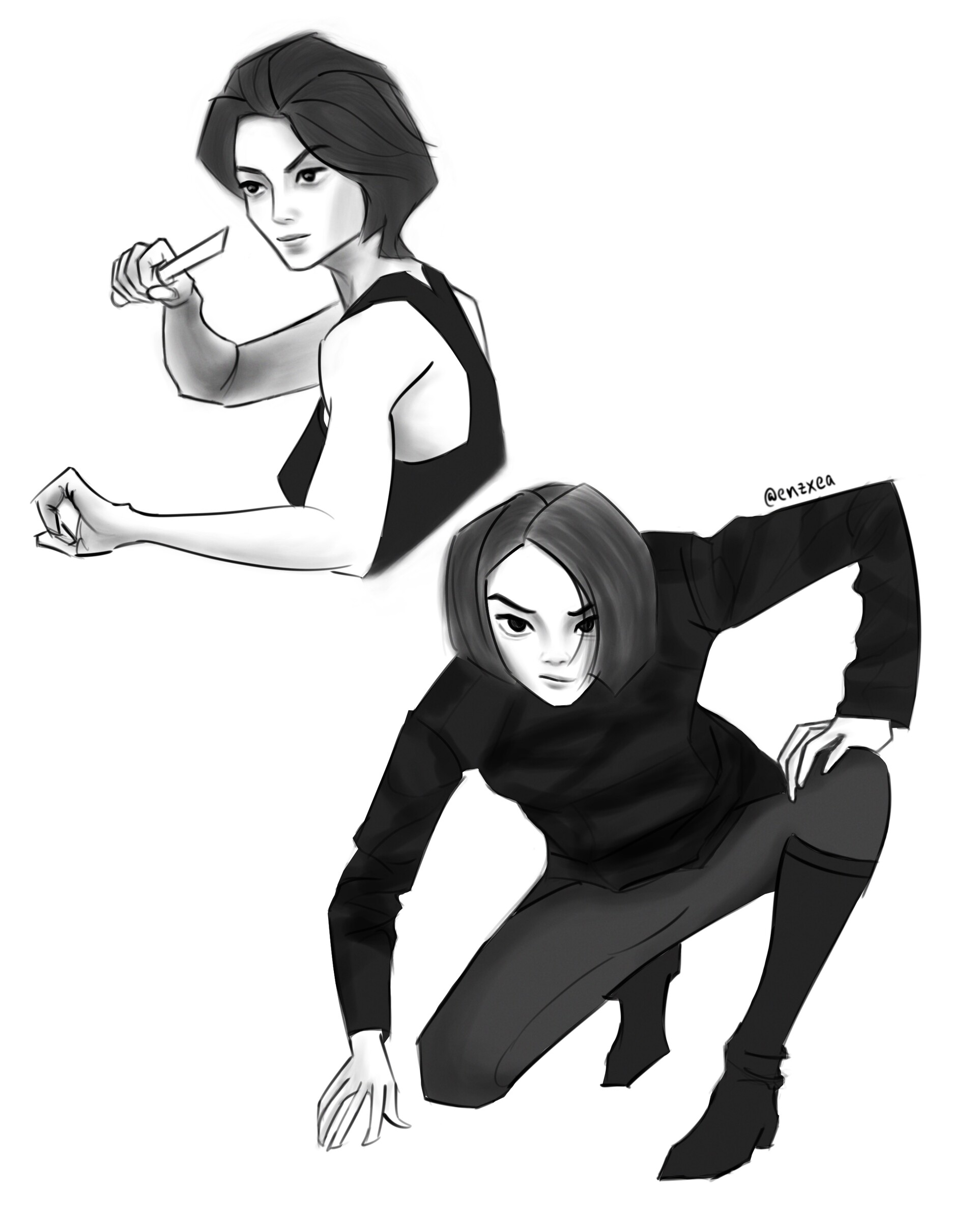 ArtStation - pose studies