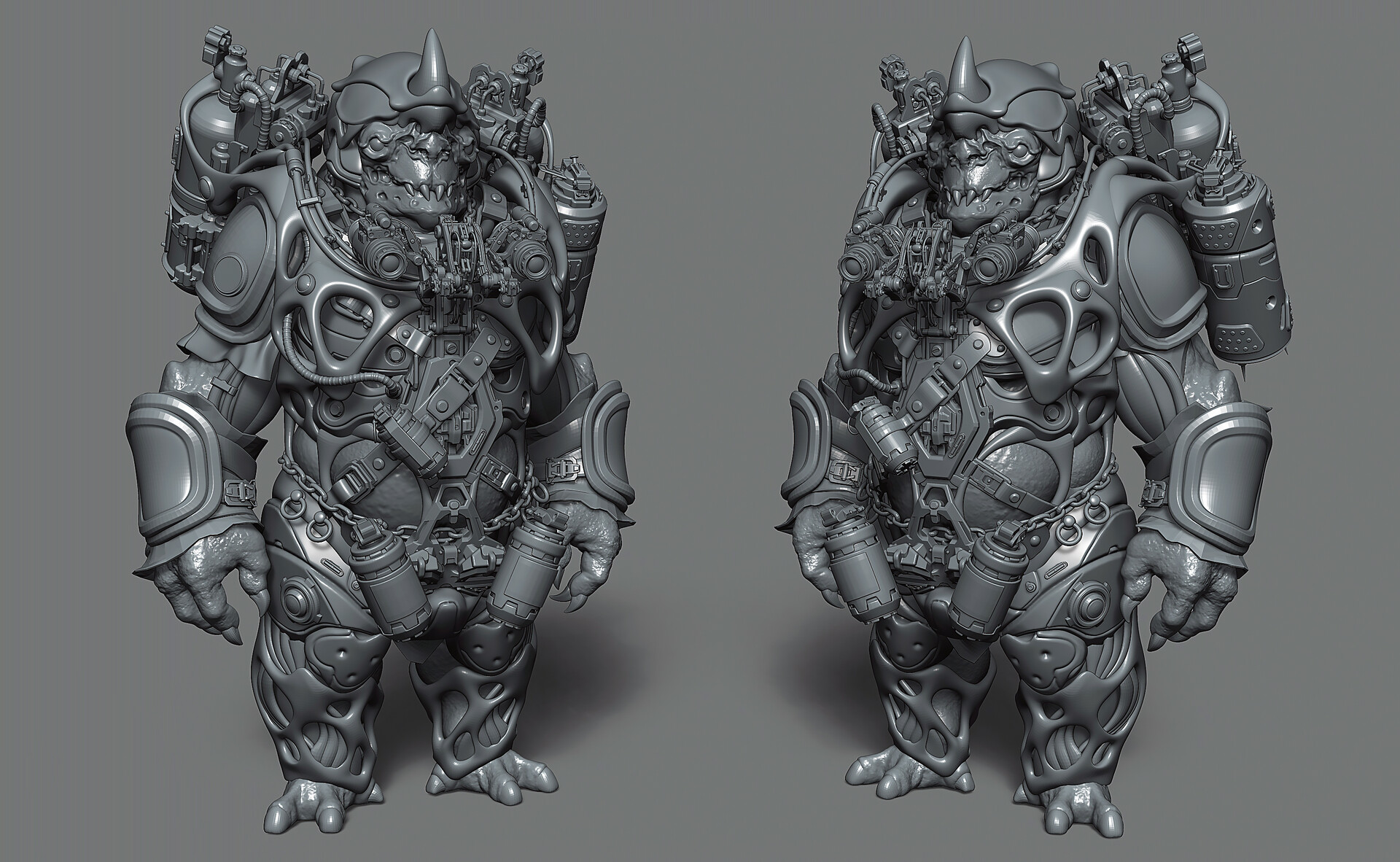 ArtStation - seron ( the tracker ) wip2