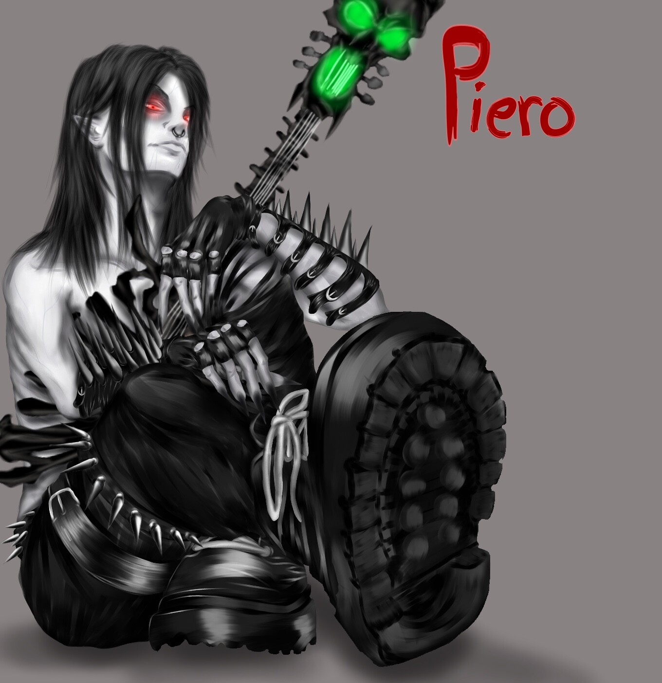 ArtStation - Metalhead vampire Piero