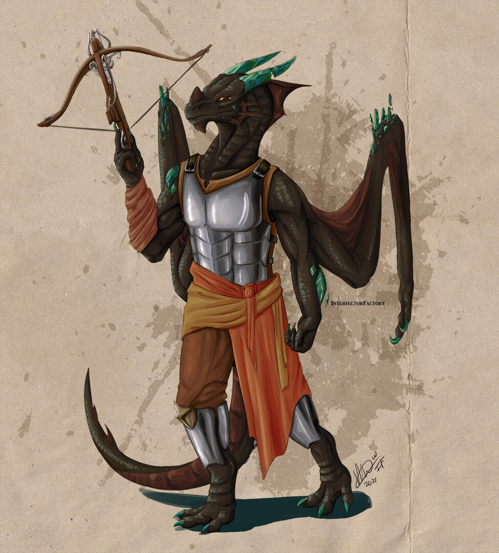 ArtStation - Gemstone dragonborn