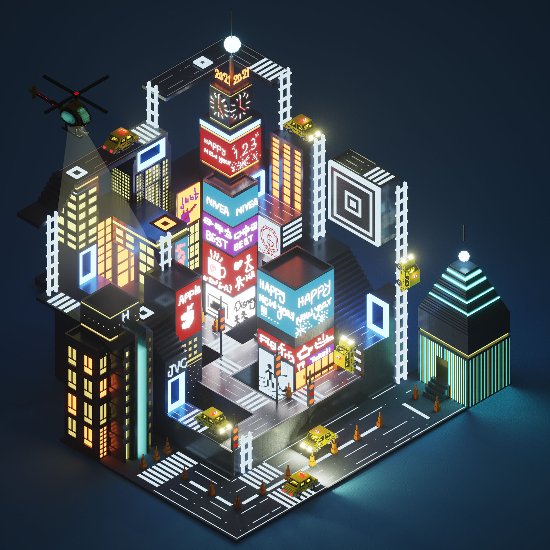 ArtStation - Times Square in New York City