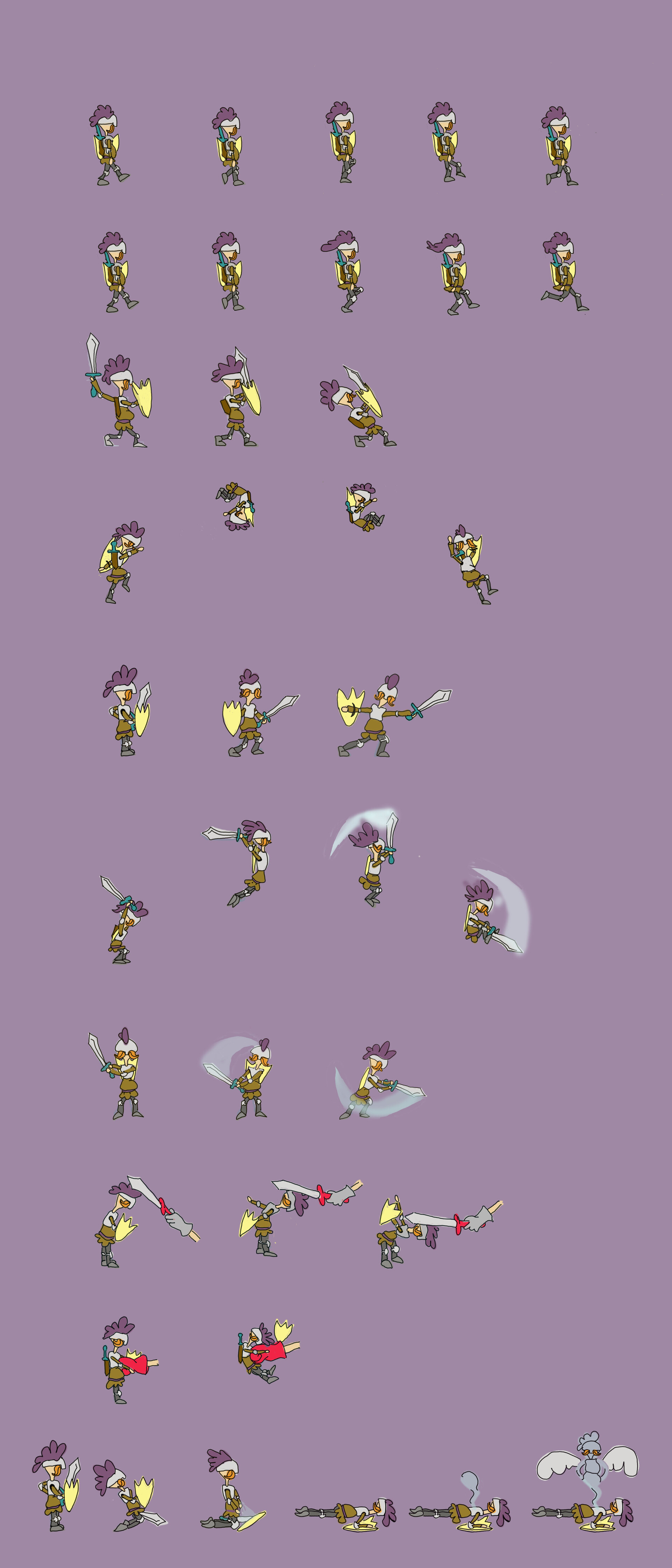 ArtStation - Honey Knight Sprite