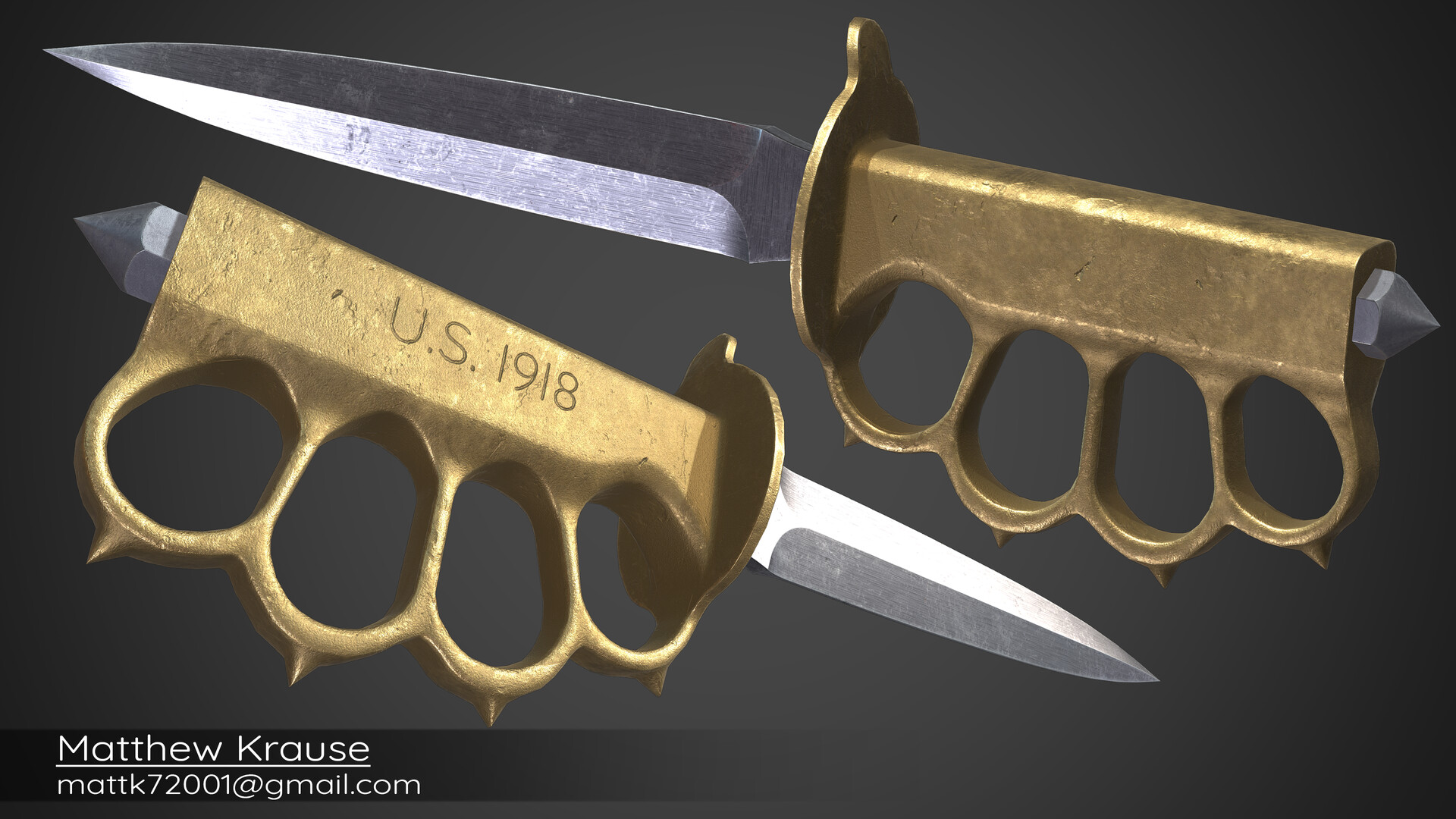 Matthew Krause - U.S. 1918 Trench Knife