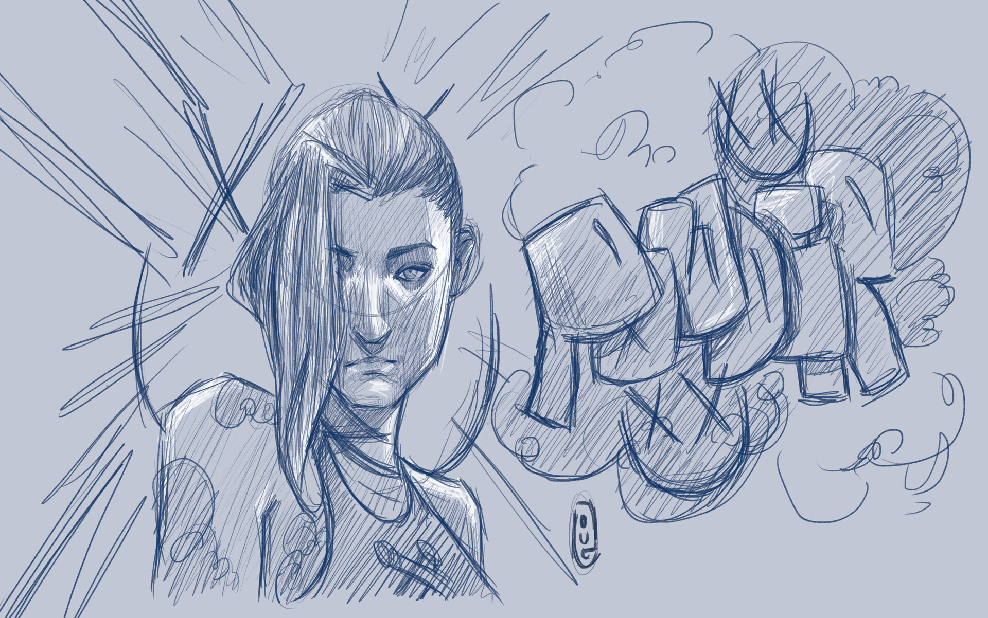 ArtStation - Jinx from Arcane series