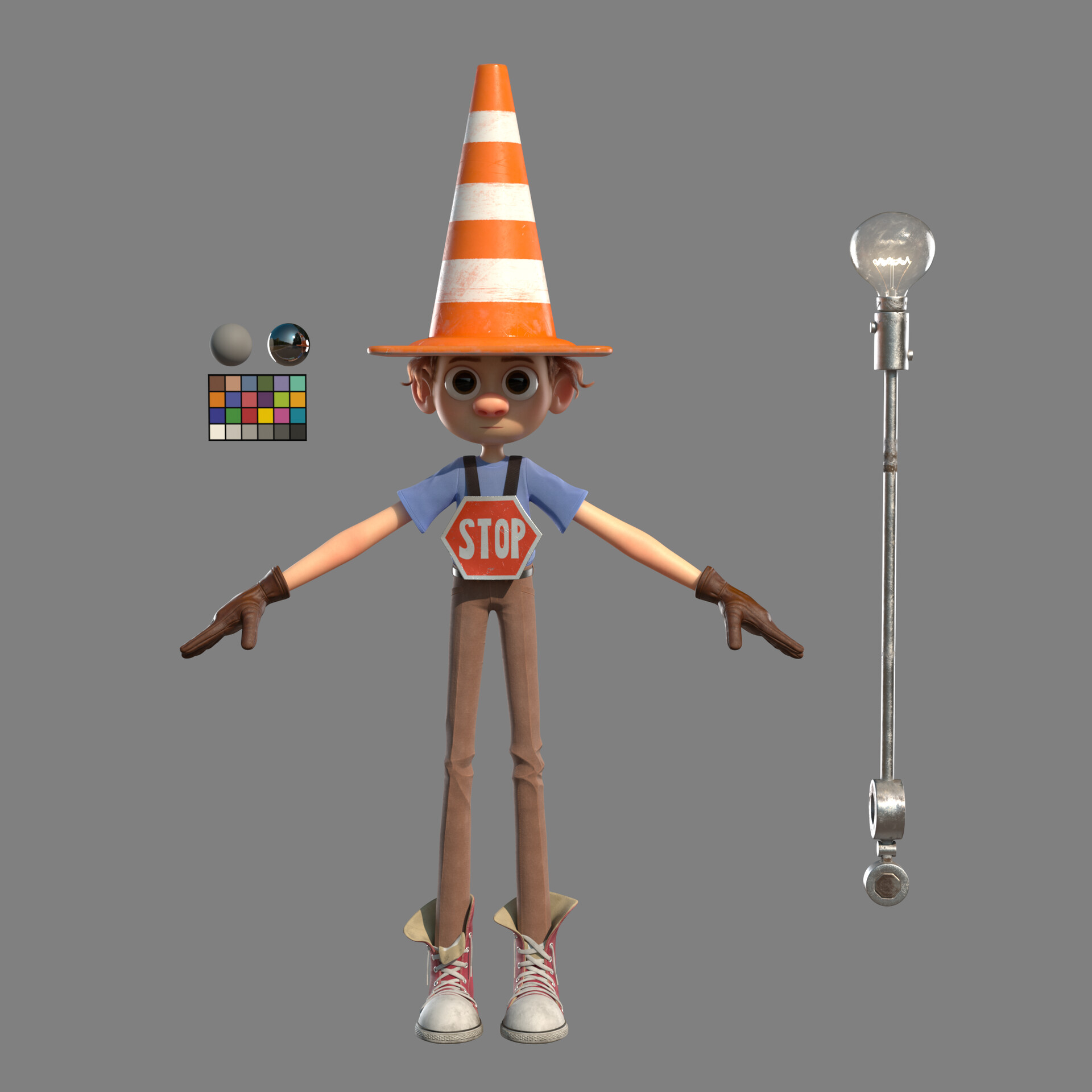 ArtStation - Cone-Boy LookDev