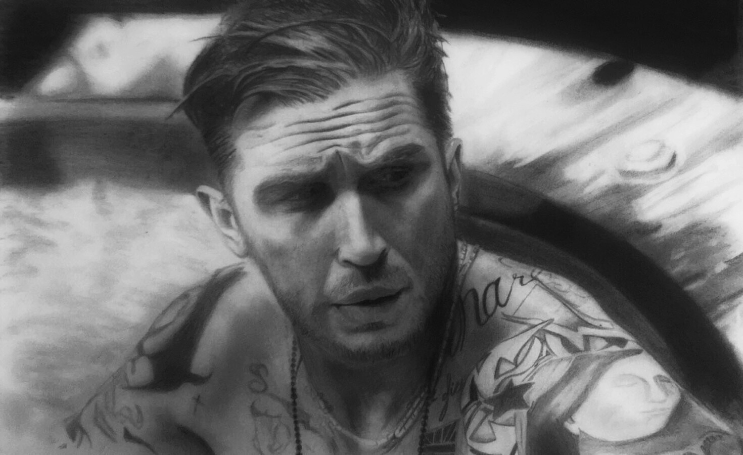 ArtStation - Drawing of Tom Hardy