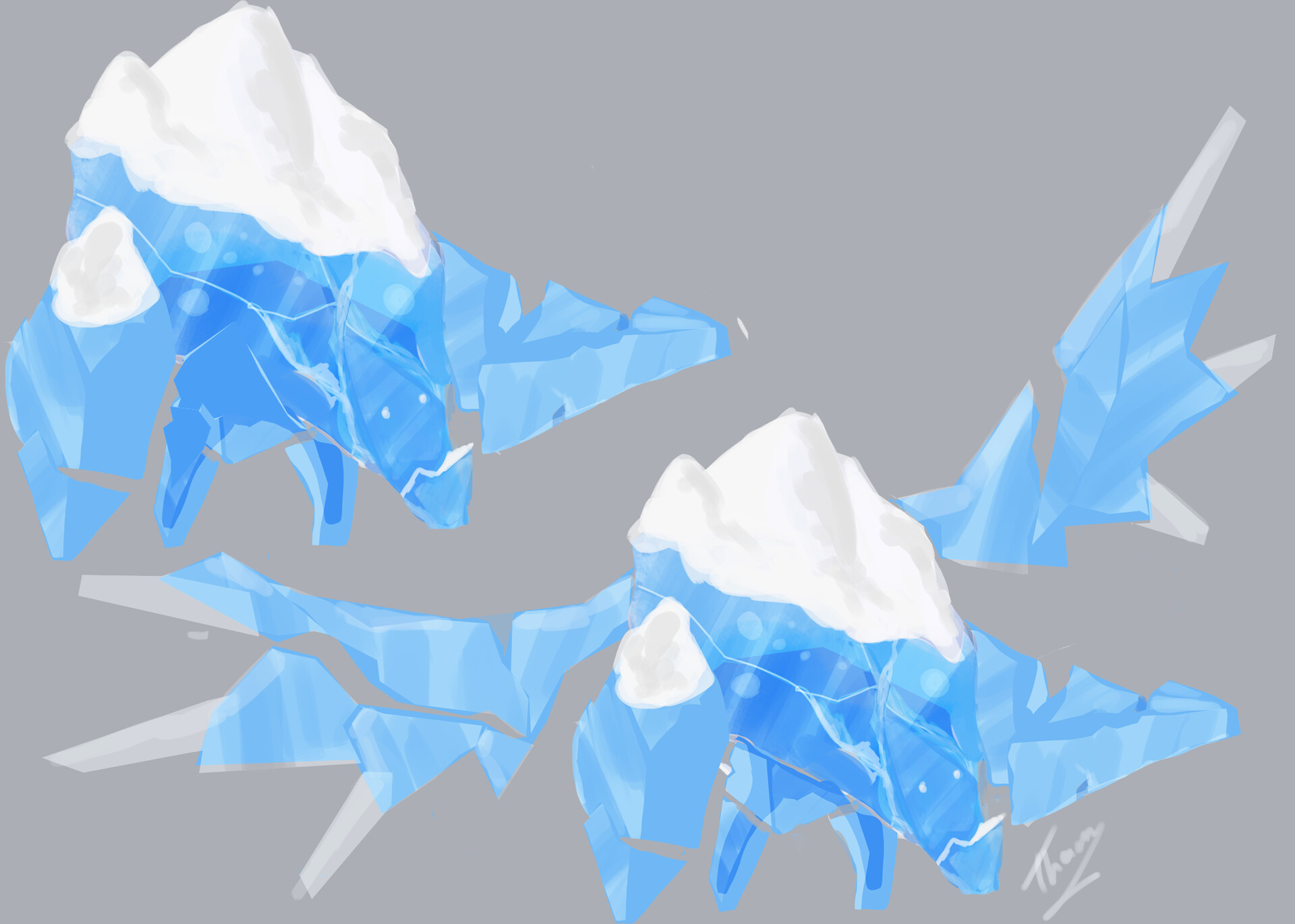 ArtStation - Ice Monster Design