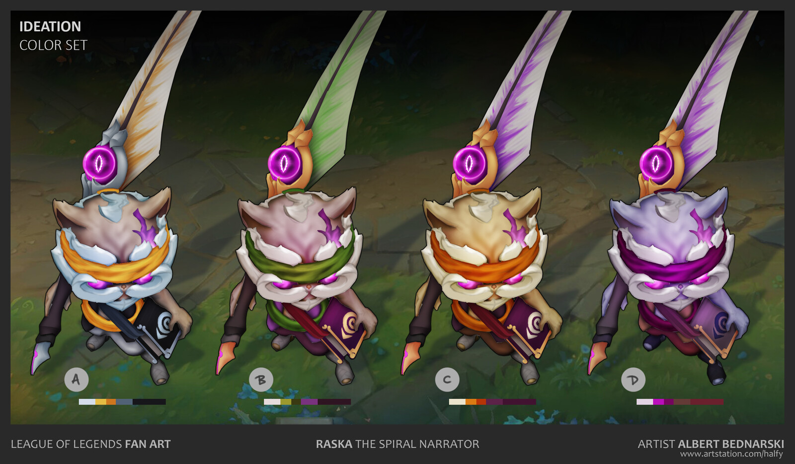 Albert Bednarski - Raska – League of Legends Fan Champion Concept