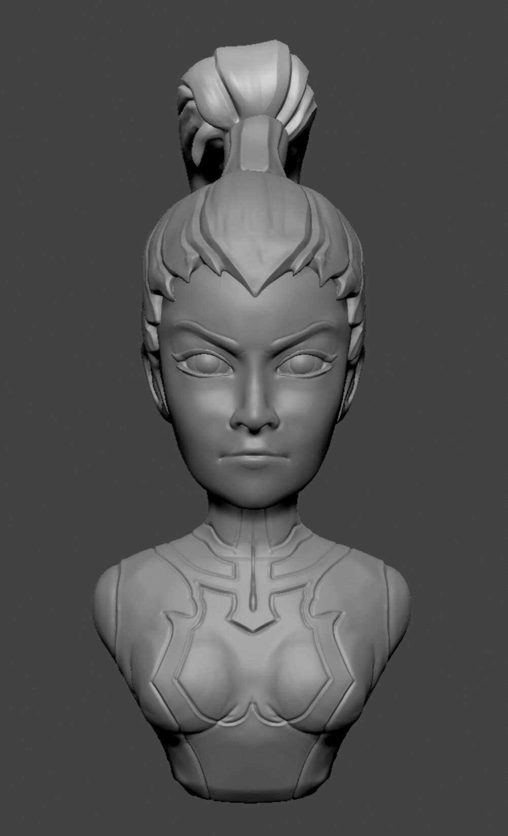 ArtStation - Asian Bust Sculpt