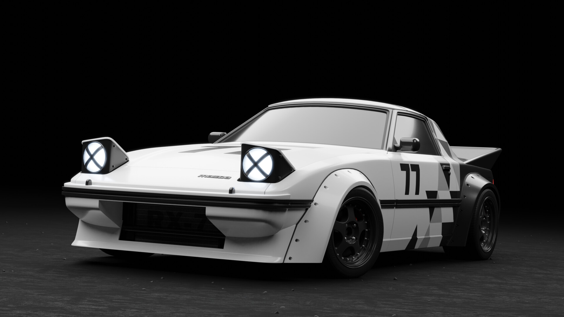 ArtStation - Mazda RX-7 Track Spec (1982)