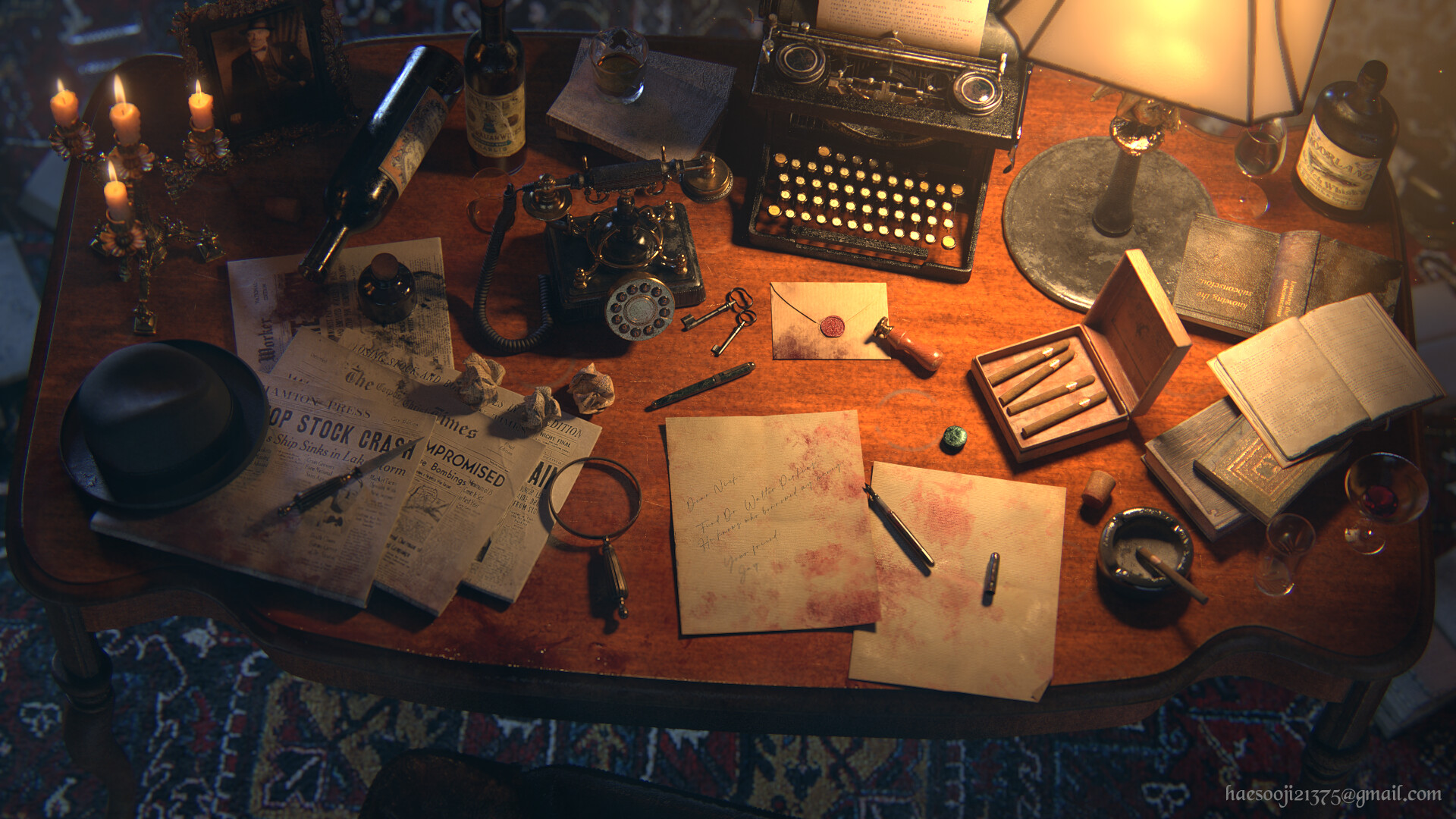 ArtStation - Gatsby's Library (2021)