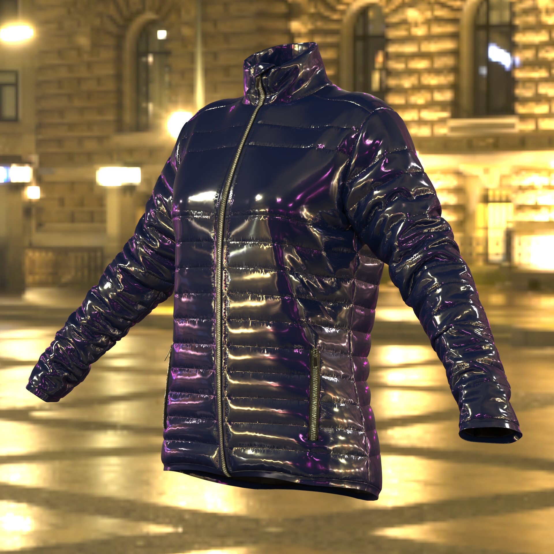 ArtStation - Puffer jacket visualisation