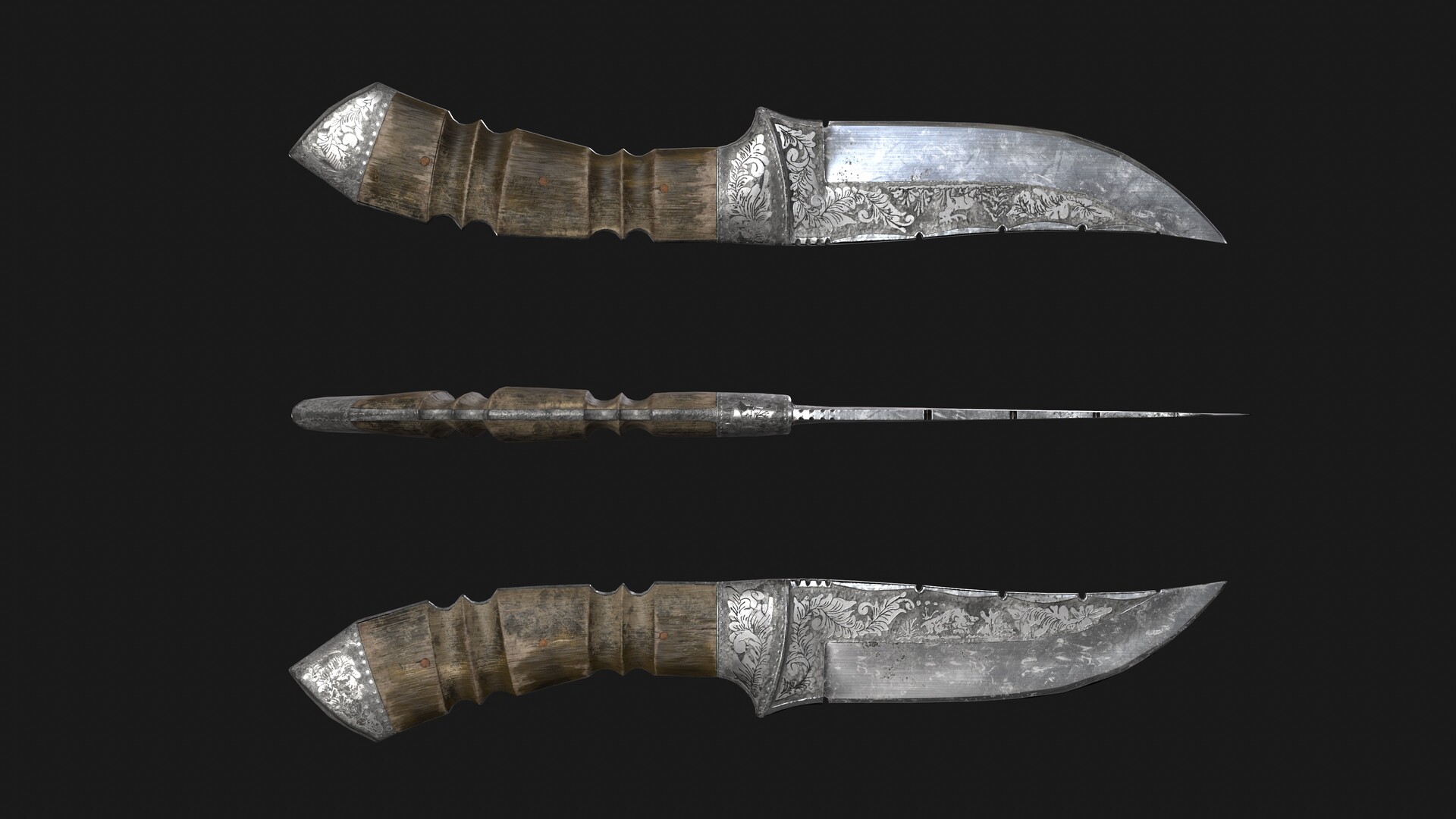 Kim Teakjun - Knife_metal texture study