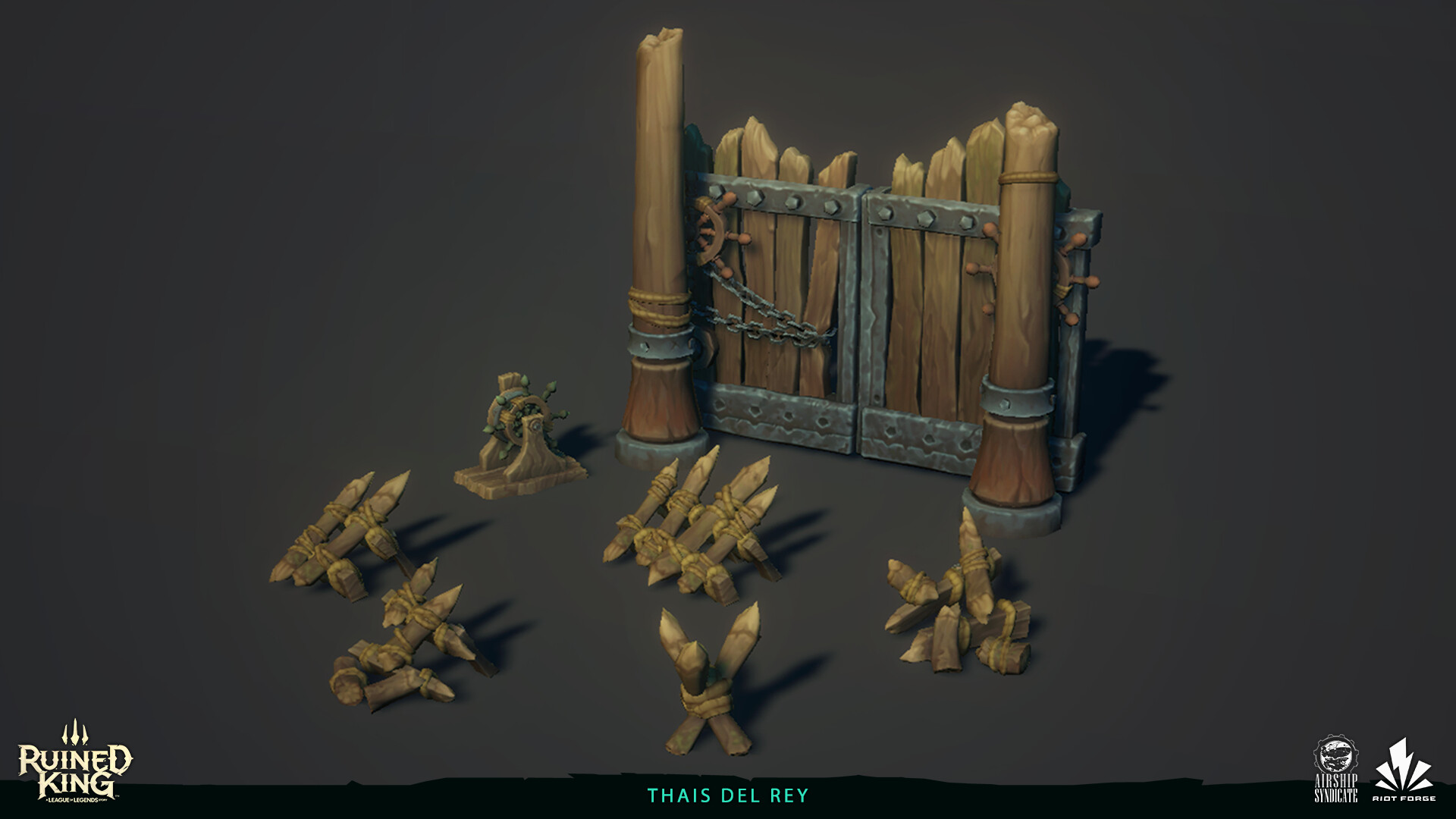 Thais Del Rey Game Art Portfolio The Blockade World Building