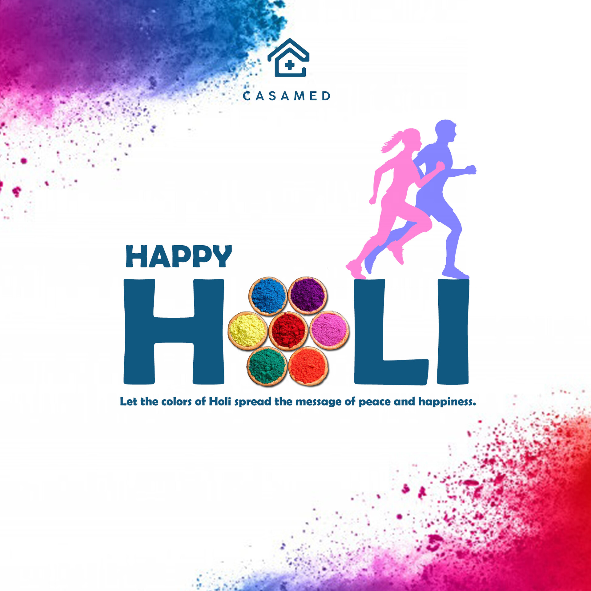 ArtStation - Happy holi social media post