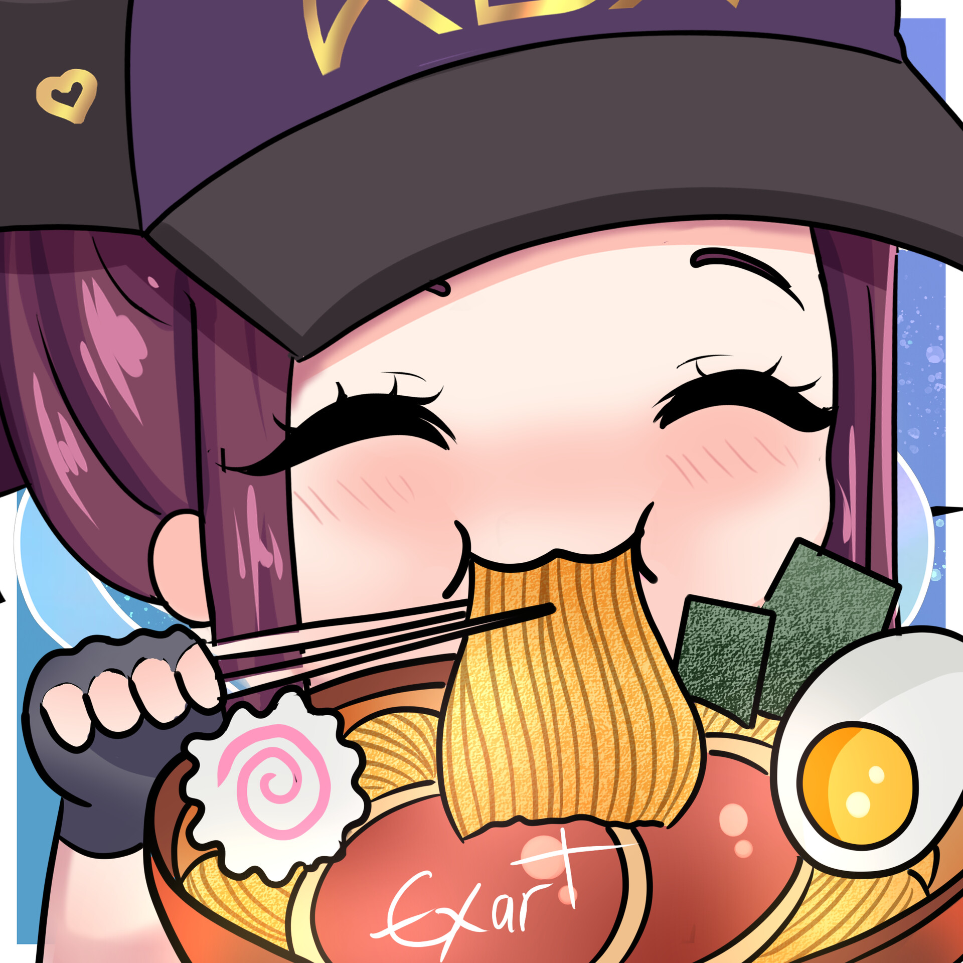 ArtStation - LEAGUE OF LEGENDS CHIBI EMOTE : KDA AKALI