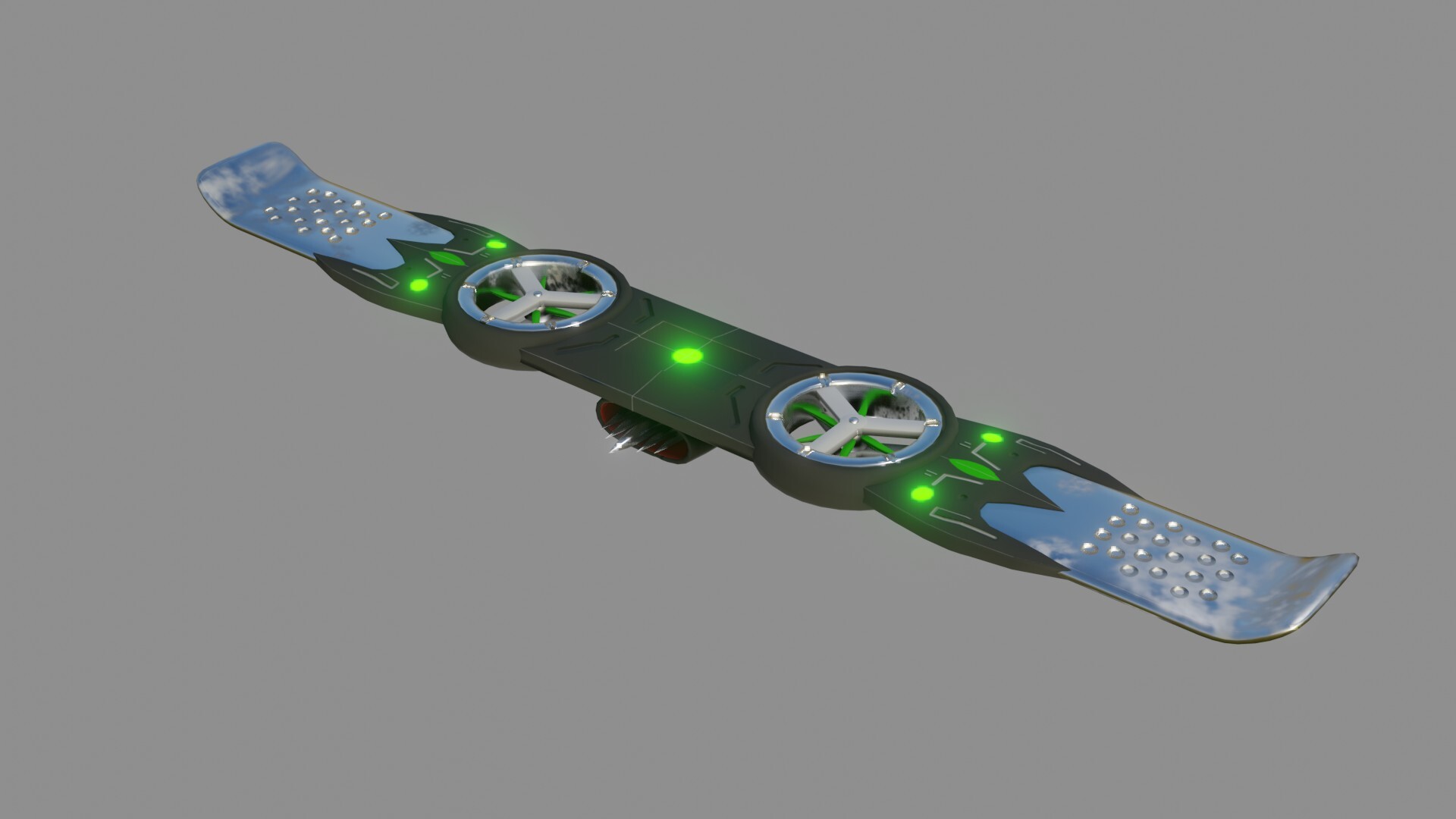 ArtStation - Goblin Hover Board - Low Poly - Game Ready - PBR