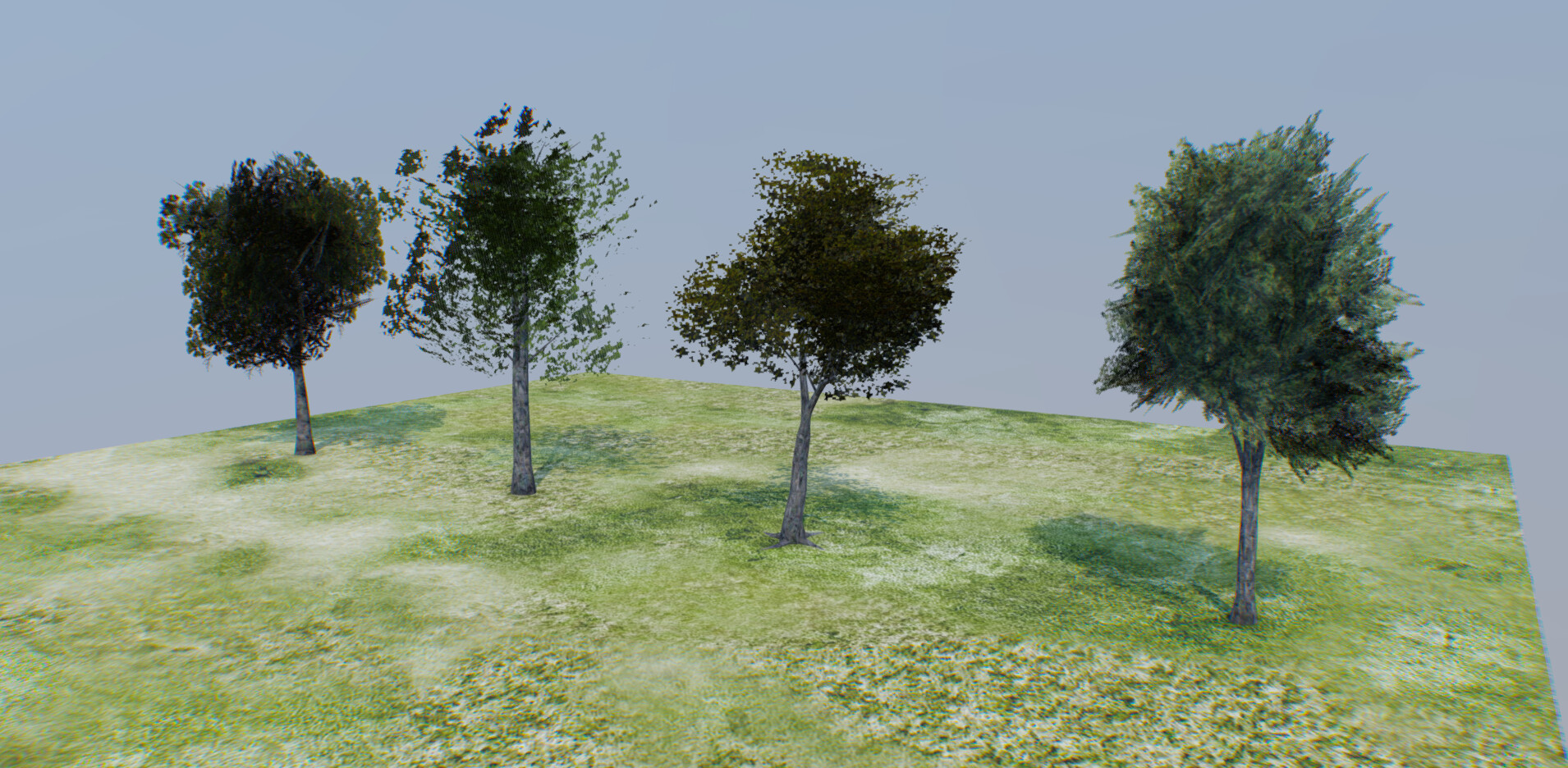 ArtStation - low-poly tree set (free)