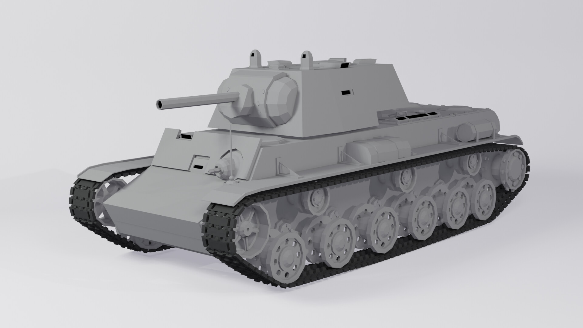 ArtStation - Stylized KV-1 Heavy Tank