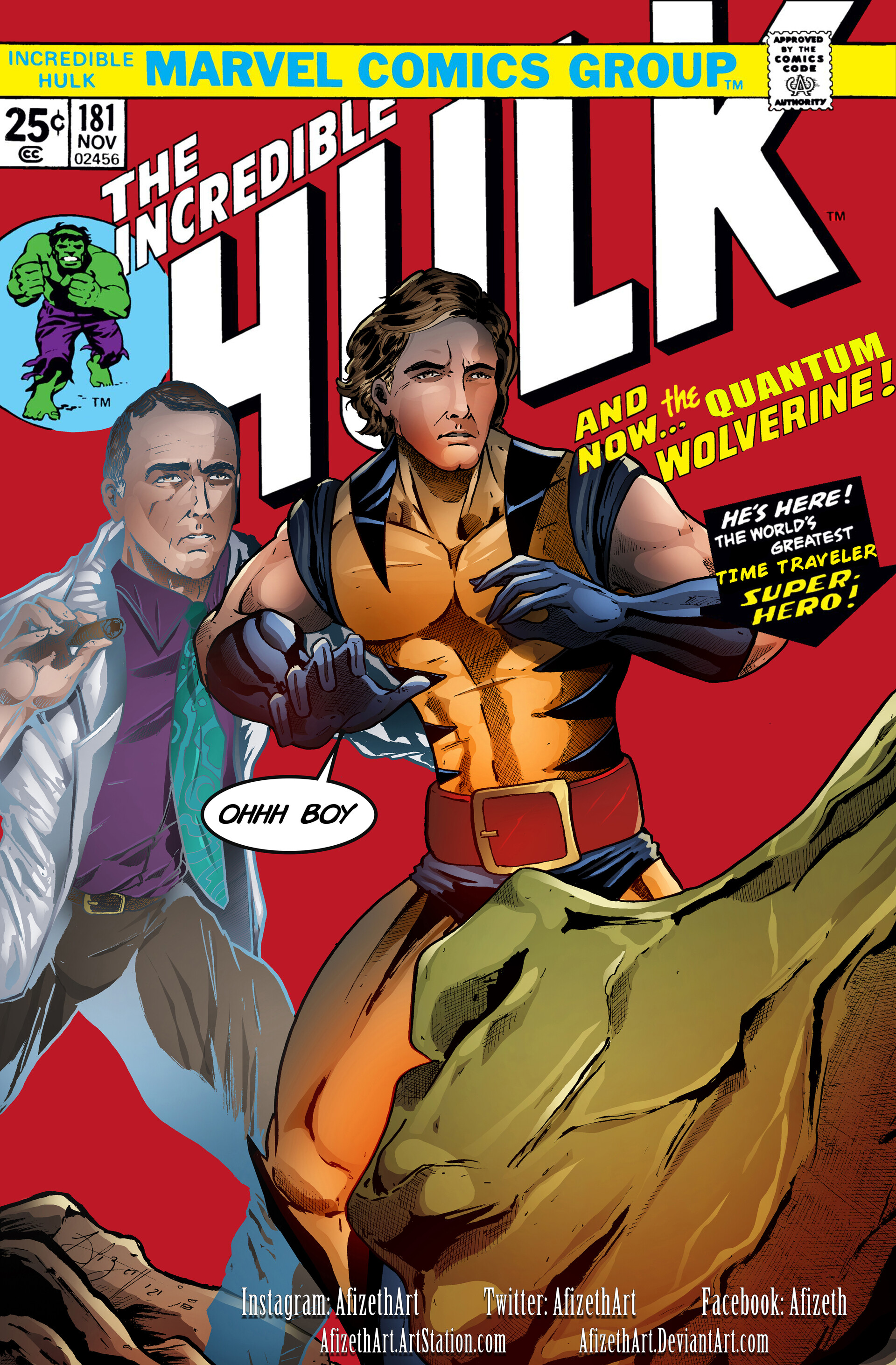 ArtStation - Quantum Leap Marvel Crossover