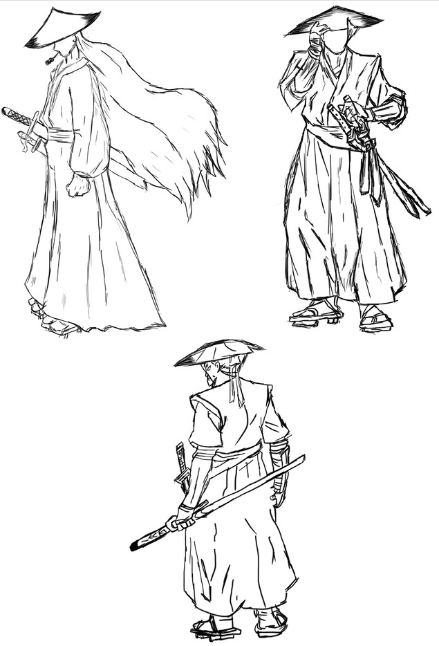 ArtStation - Samurai turnaround