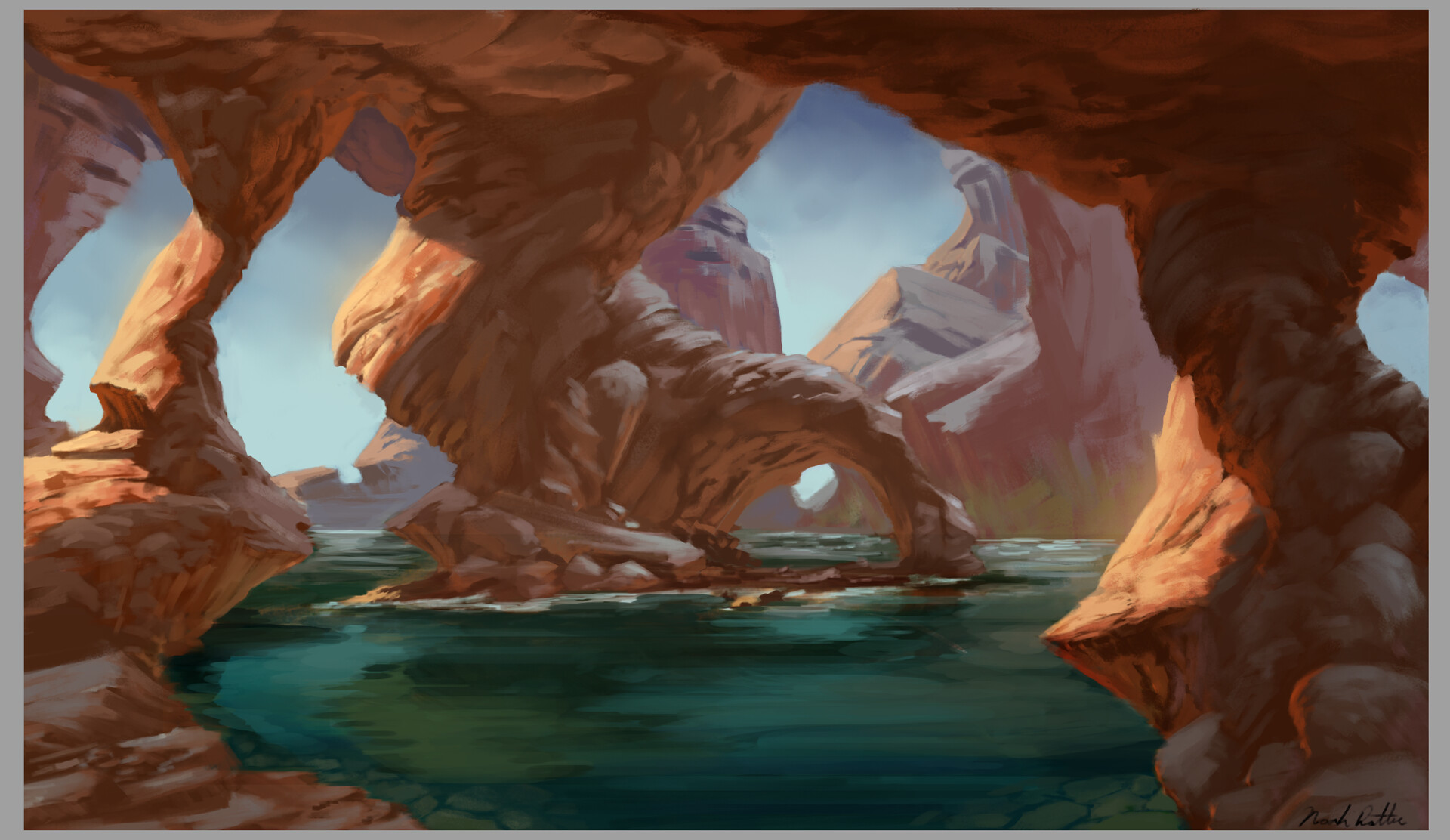 ArtStation - Desert Spring