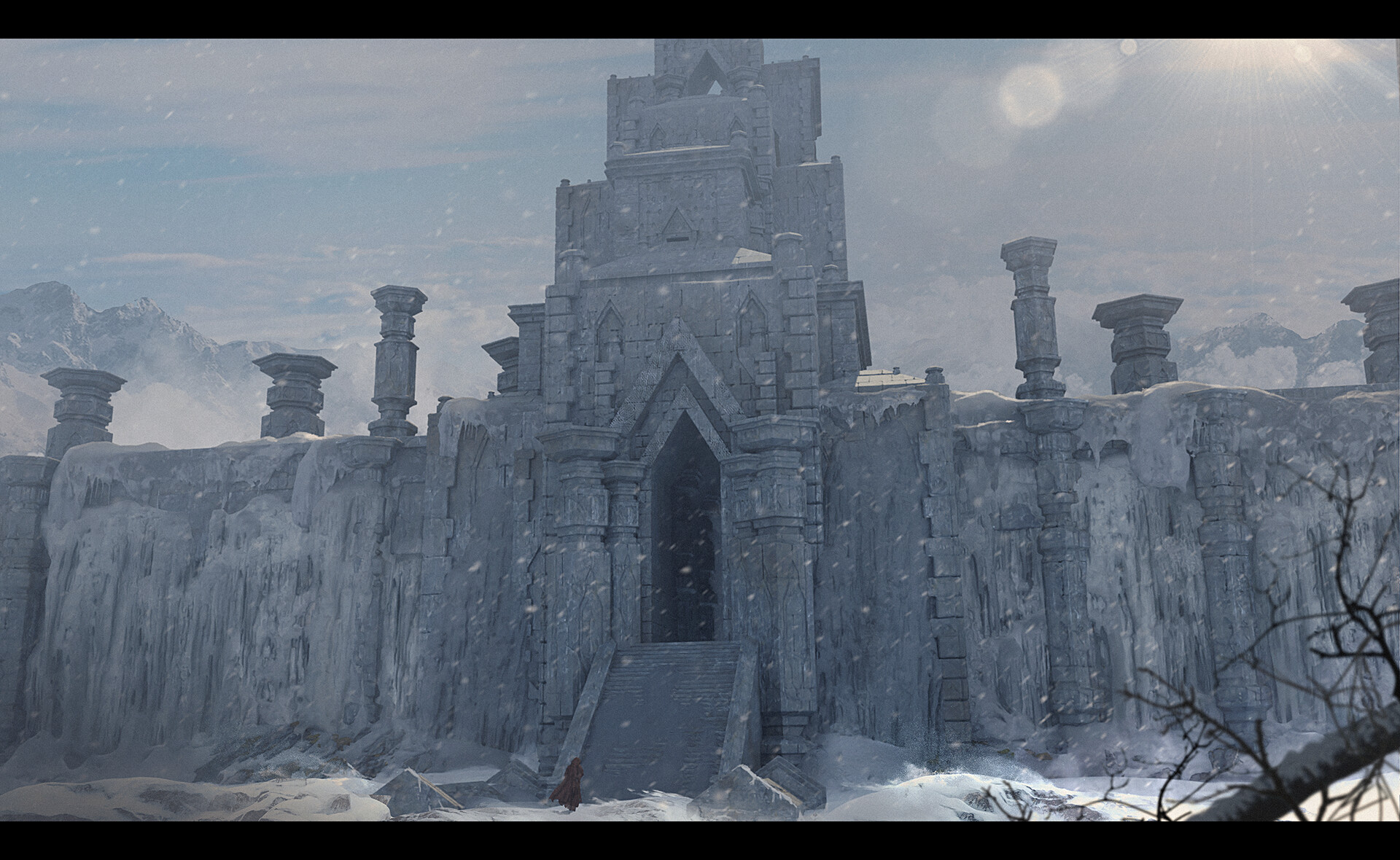 ArtStation - winter ruins