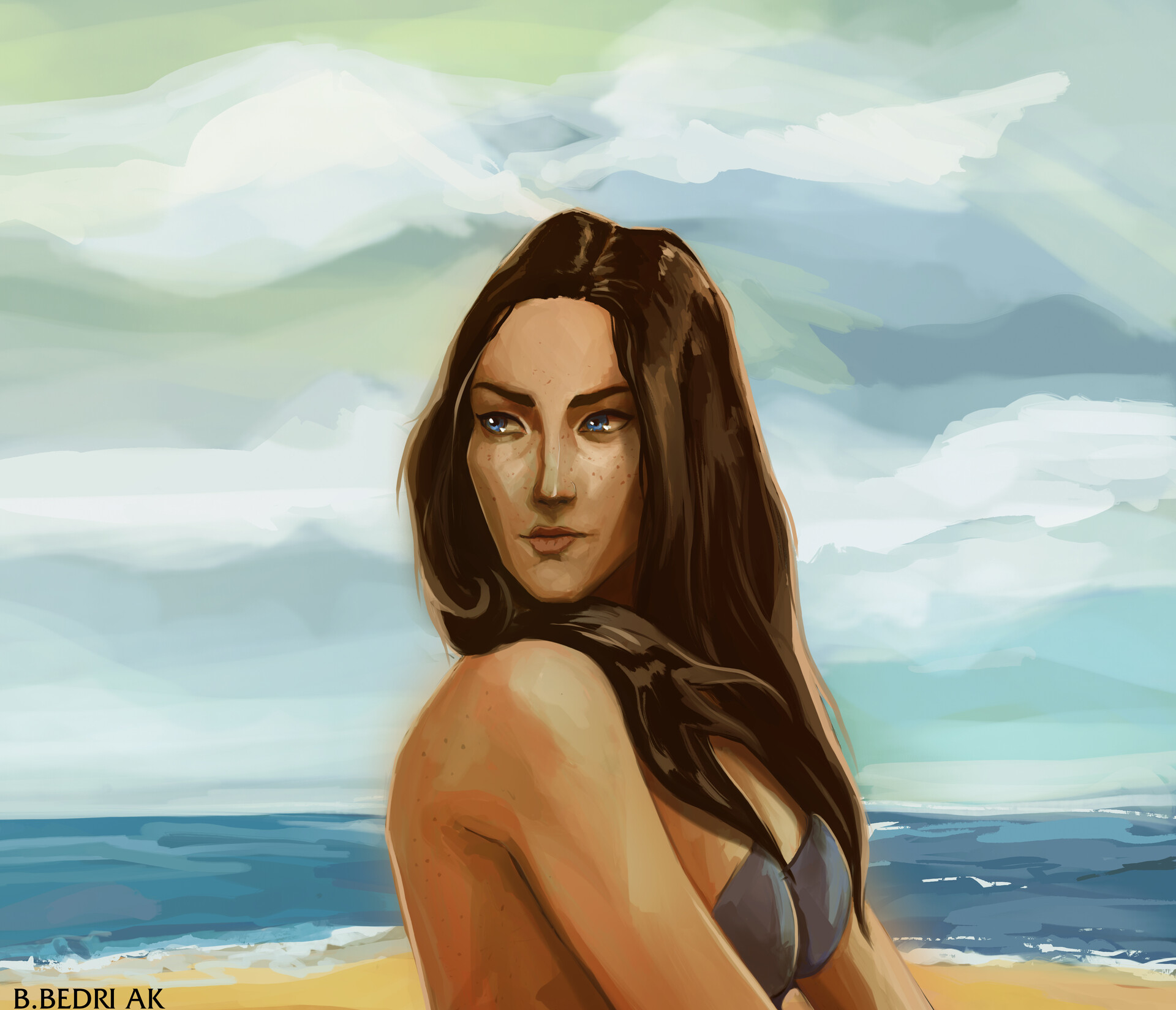 ArtStation - BEACH GİRL