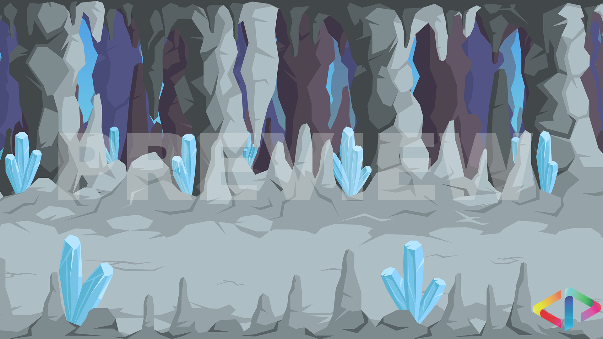 2d Game Background Cave