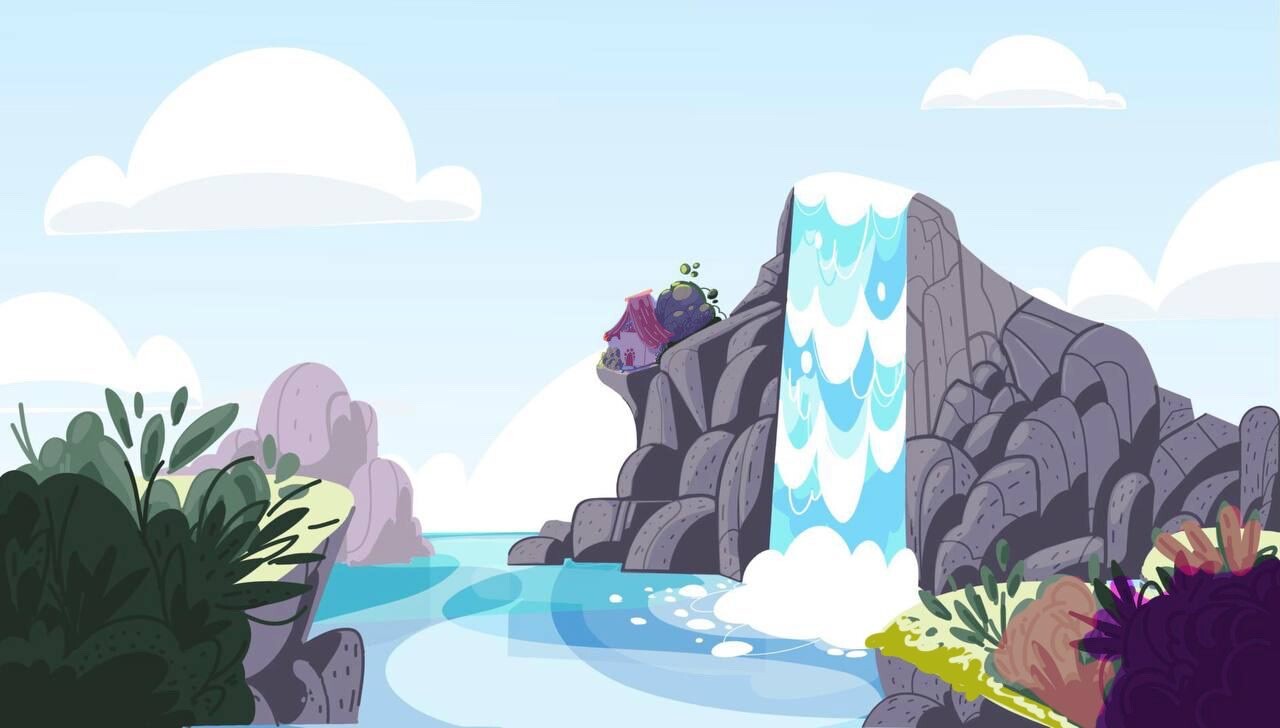 ArtStation - The waterfall